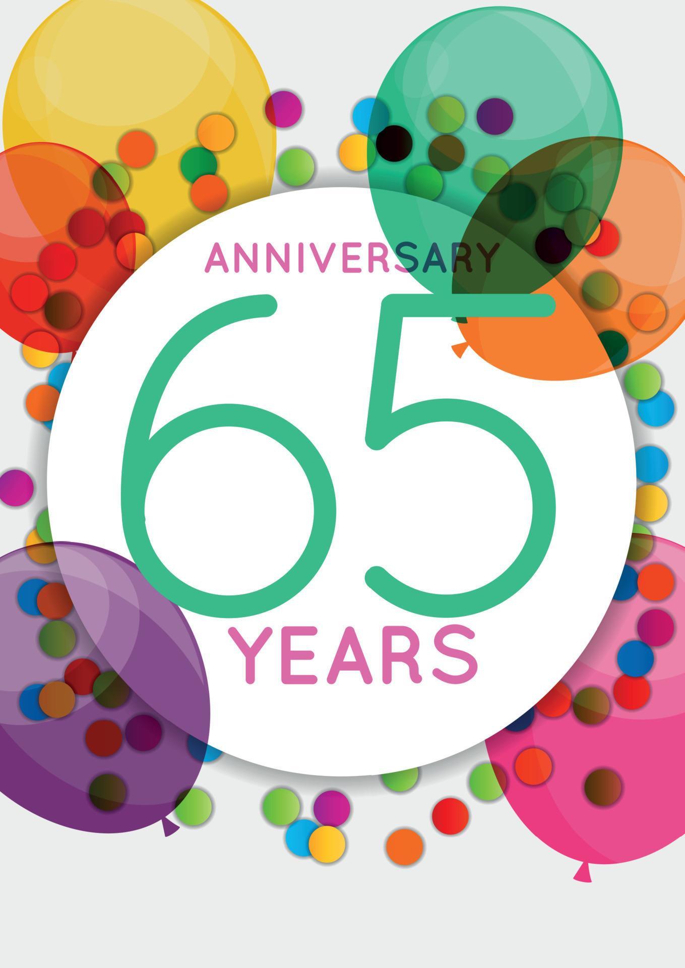 Plantilla 65 A os Aniversario Felicitaciones Tarjeta De Felicitaci n plantilla-65-a-os-aniversario-felicitaciones-tarjeta-de-felicitaci-n