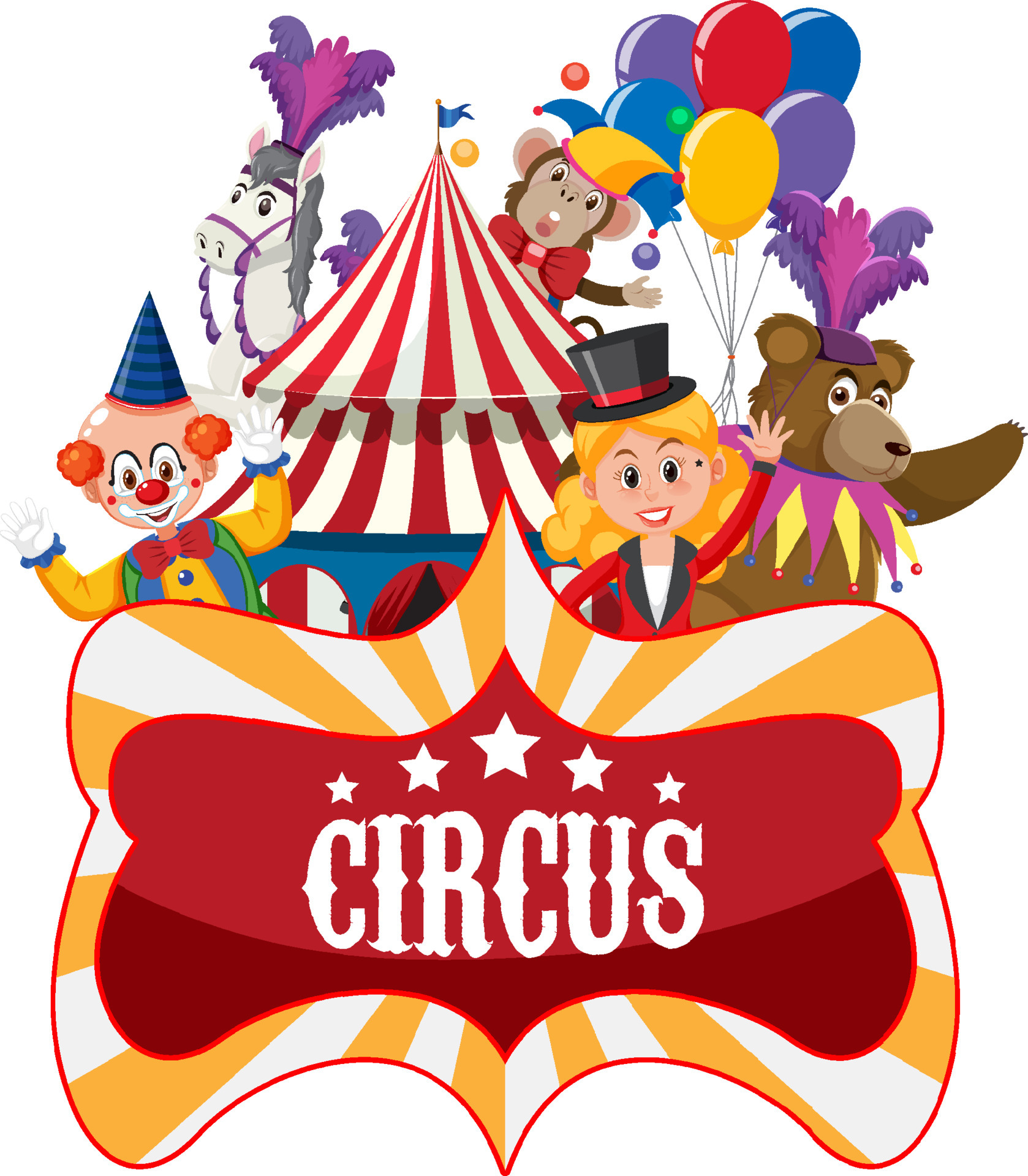 Circus Cartoon Clipart
