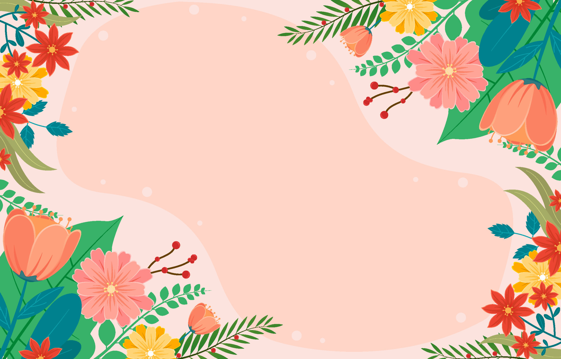 Spring Floral Background 4552863 Vector Art at Vecteezy