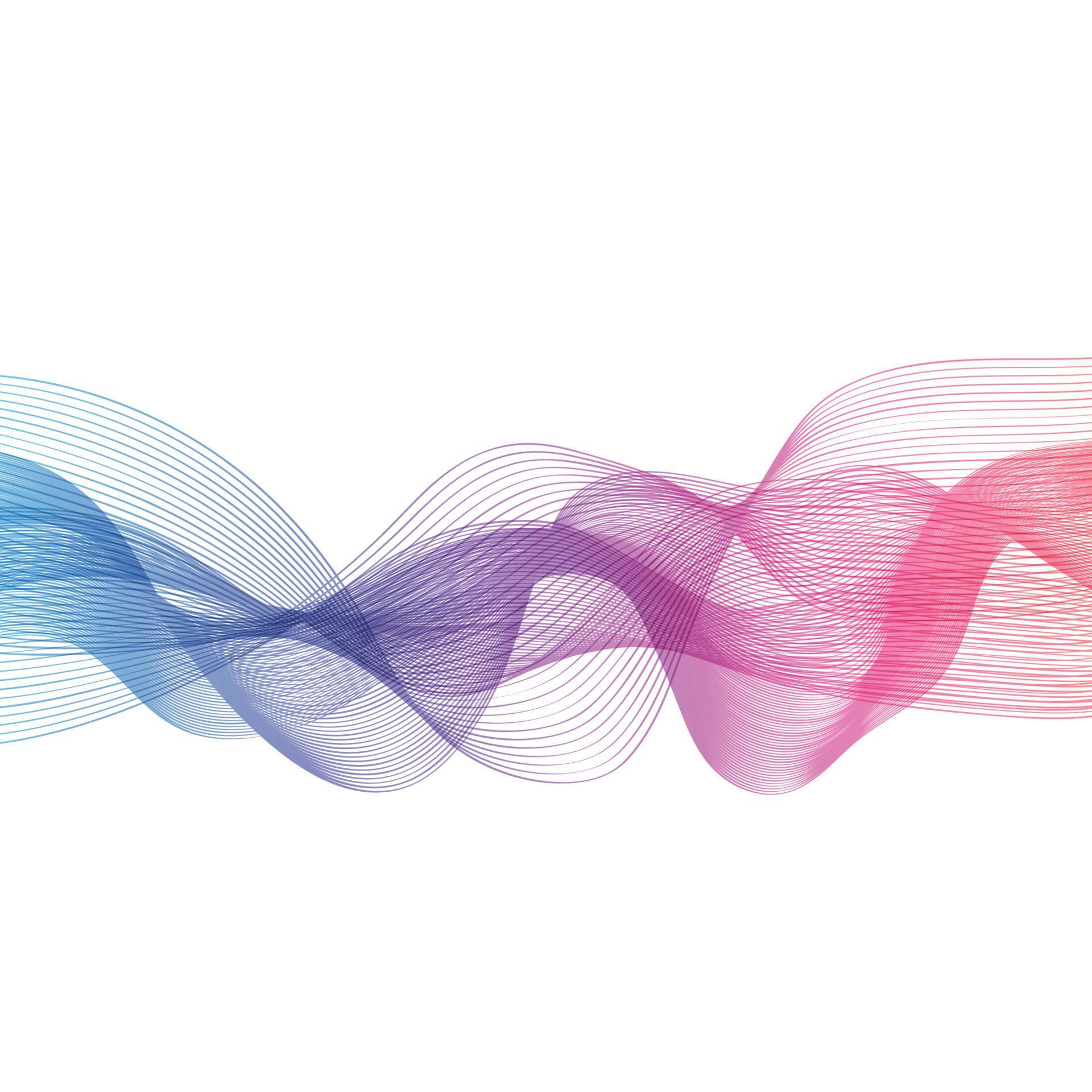 Abstract Colored Wave on Background. Vector Illustration. 4554374 ...