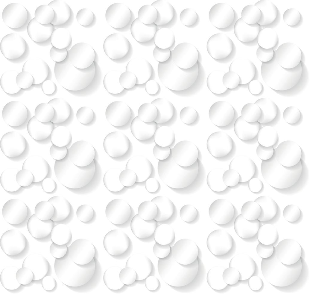 Seamless Pattern. Circle Abstract Art Background. Vector Illustration ...