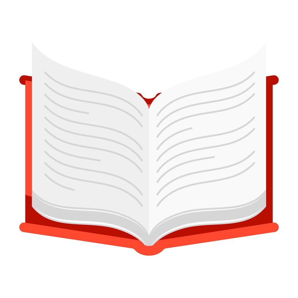 red opened book 4557343 Vector Art at Vecteezy