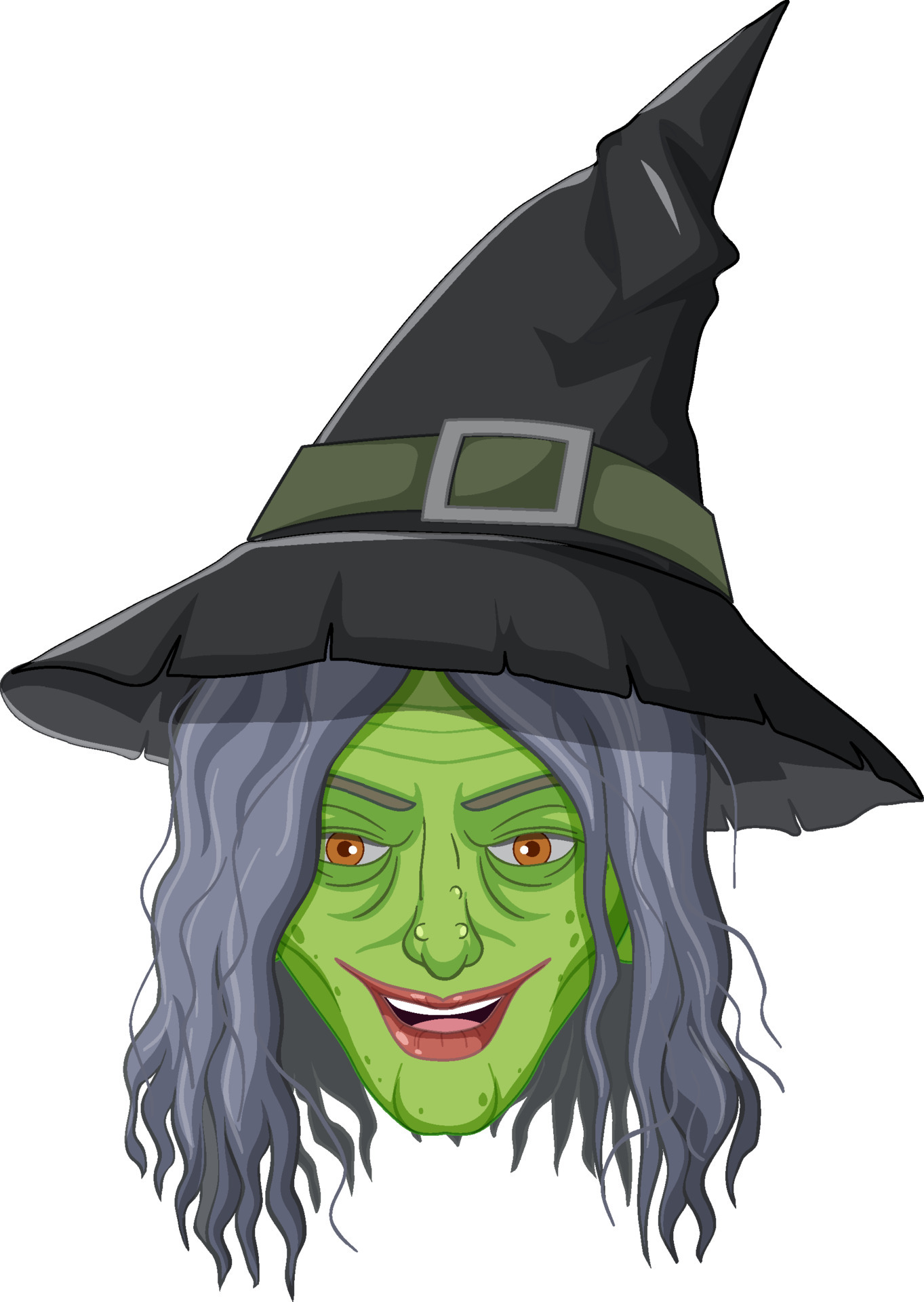 Cartoon Witches Face