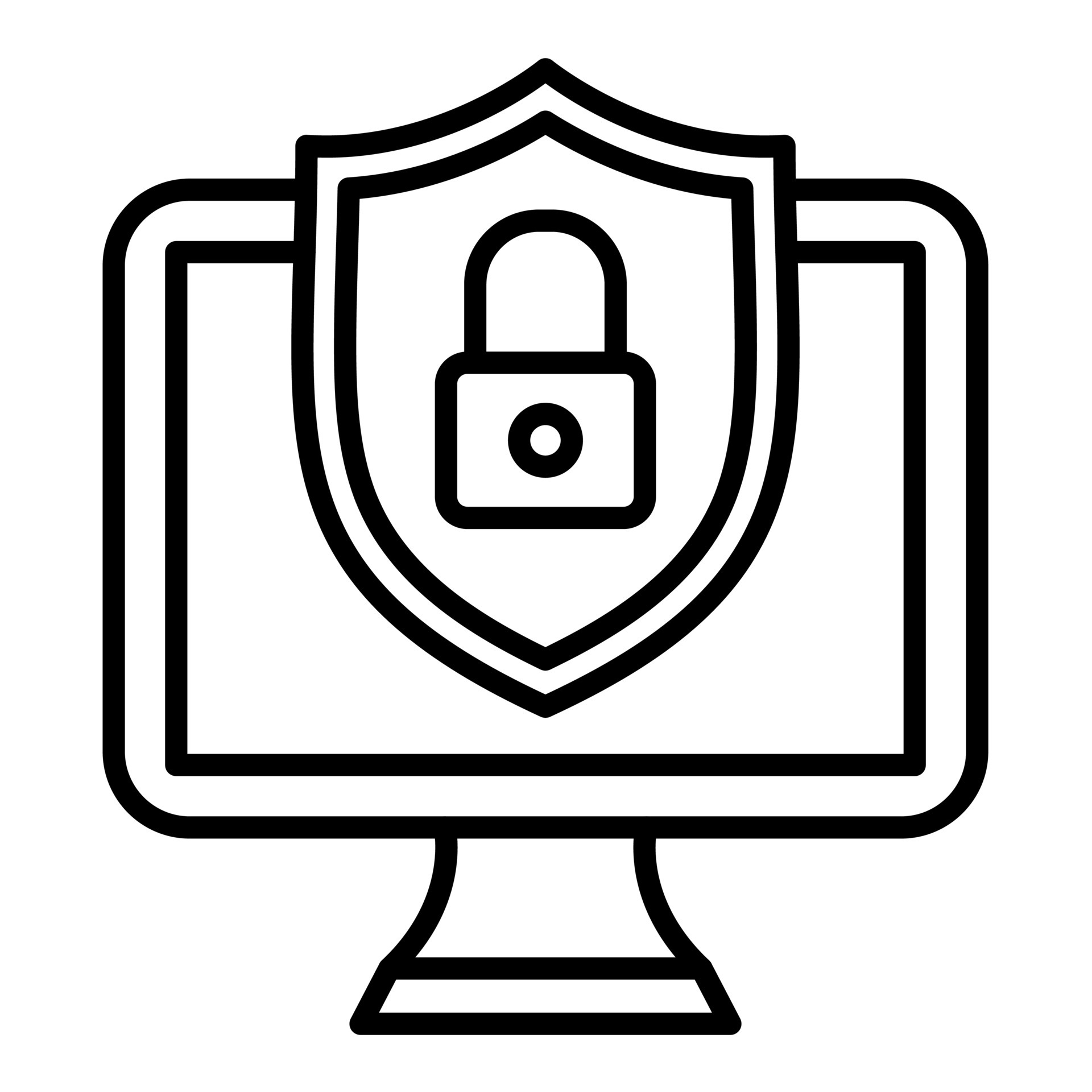 Computer Security Icon