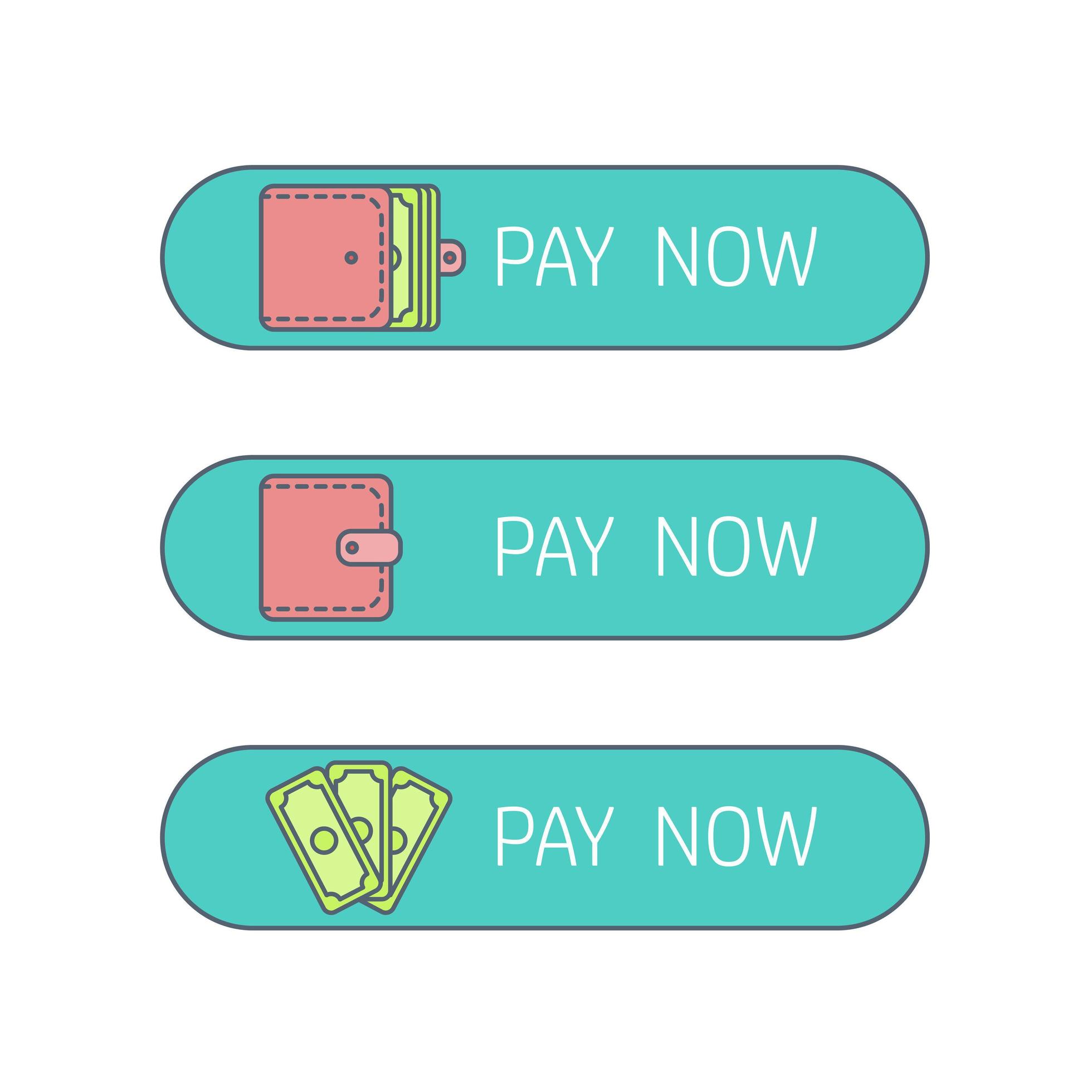 Web payment button 4577324 Vector Art at Vecteezy