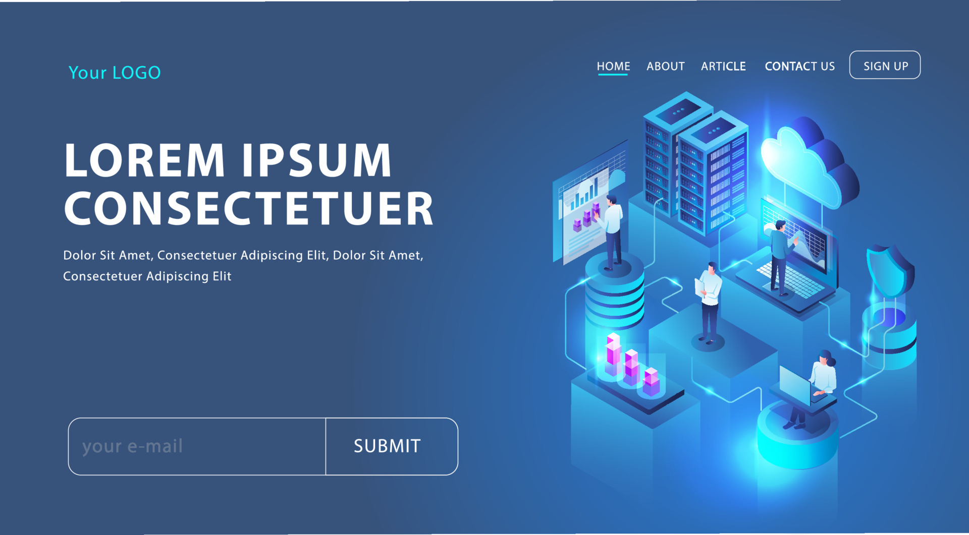 Cloud or server web hosting and security development company 4579178 ...