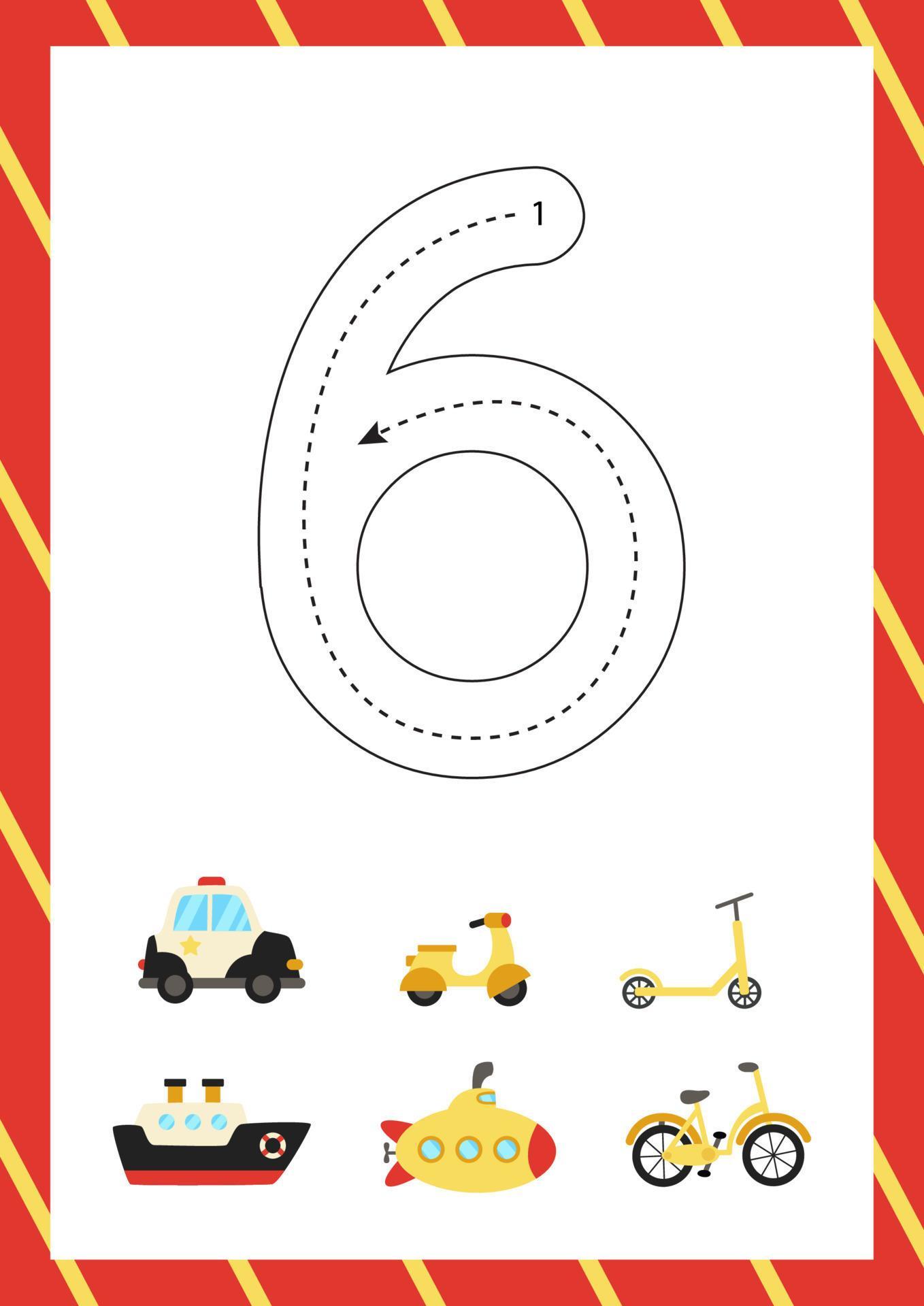 Cute Flashcard How To Write Number 6 Worksheet For Kids 4582565 cute-flashcard-how-to-write-number-6-worksheet-for-kids-4582565