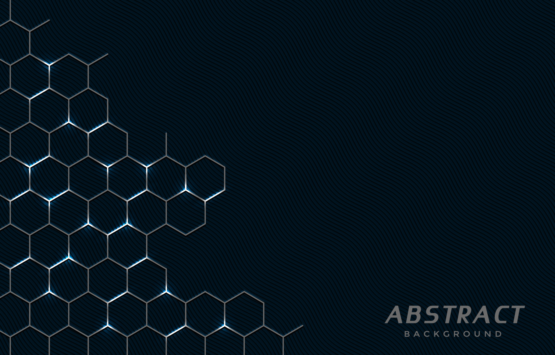 Black Abstract Hexagonal Mesh Connection Background 4584953 Vector Art