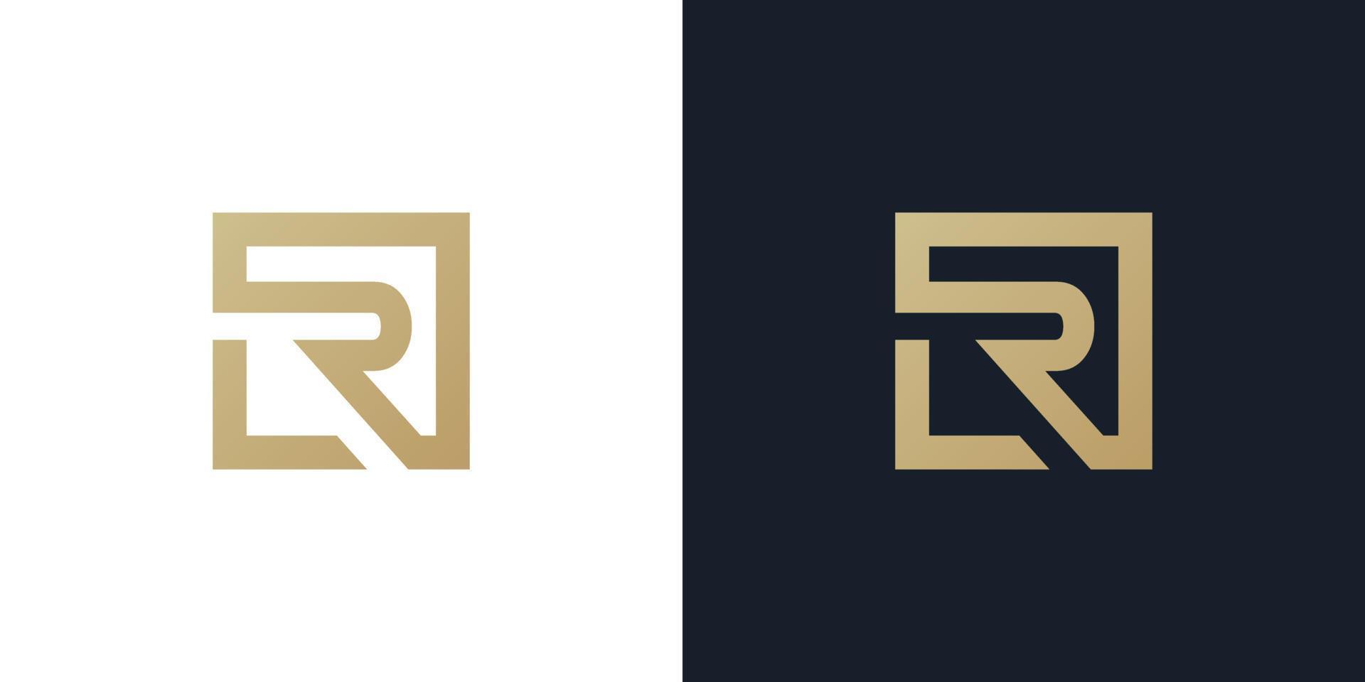 LR or L R logo . LR logo Premium monogram letter LR initials logotype ...