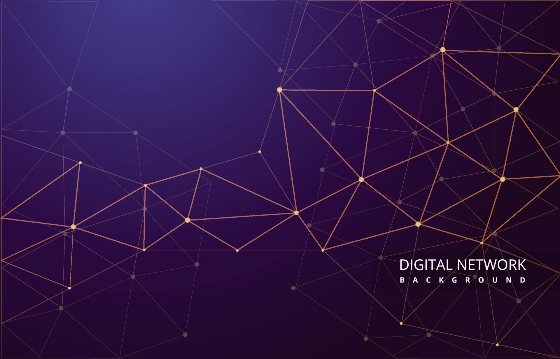 Advanced Digital Network Connection Internet Computer Technology Background 4586483 Vector Art ...