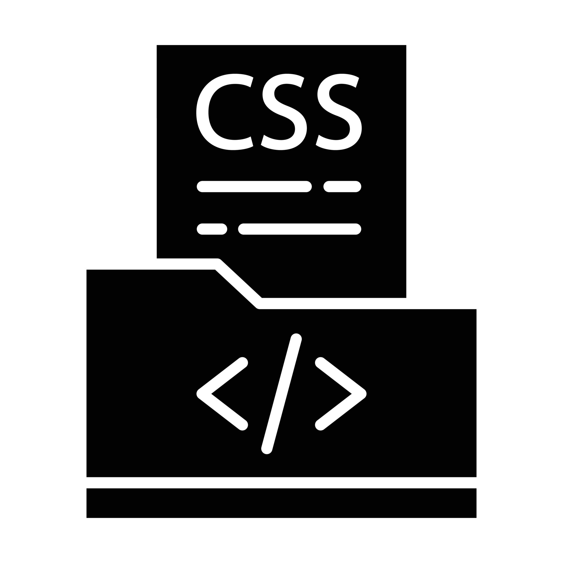 CSS File Glyph Icon 4596629 Vector Art at Vecteezy