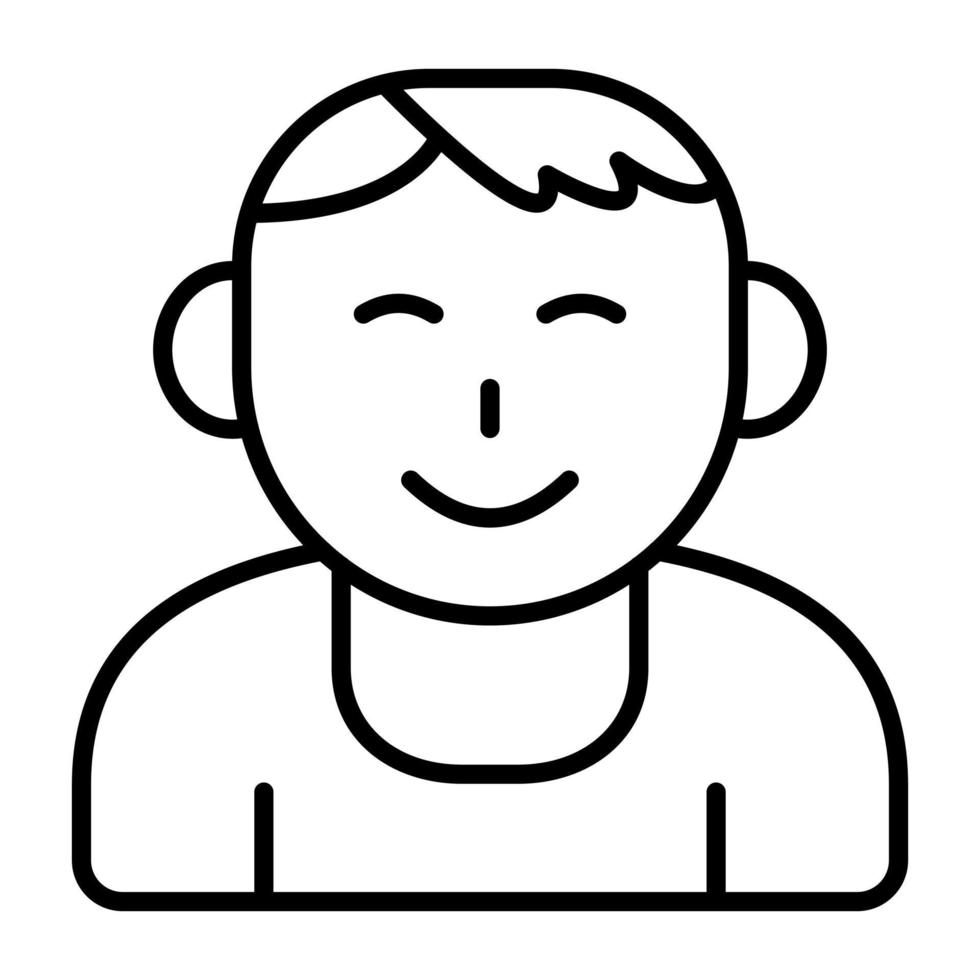 Child Line Icon 4596915 Vector Art at Vecteezy