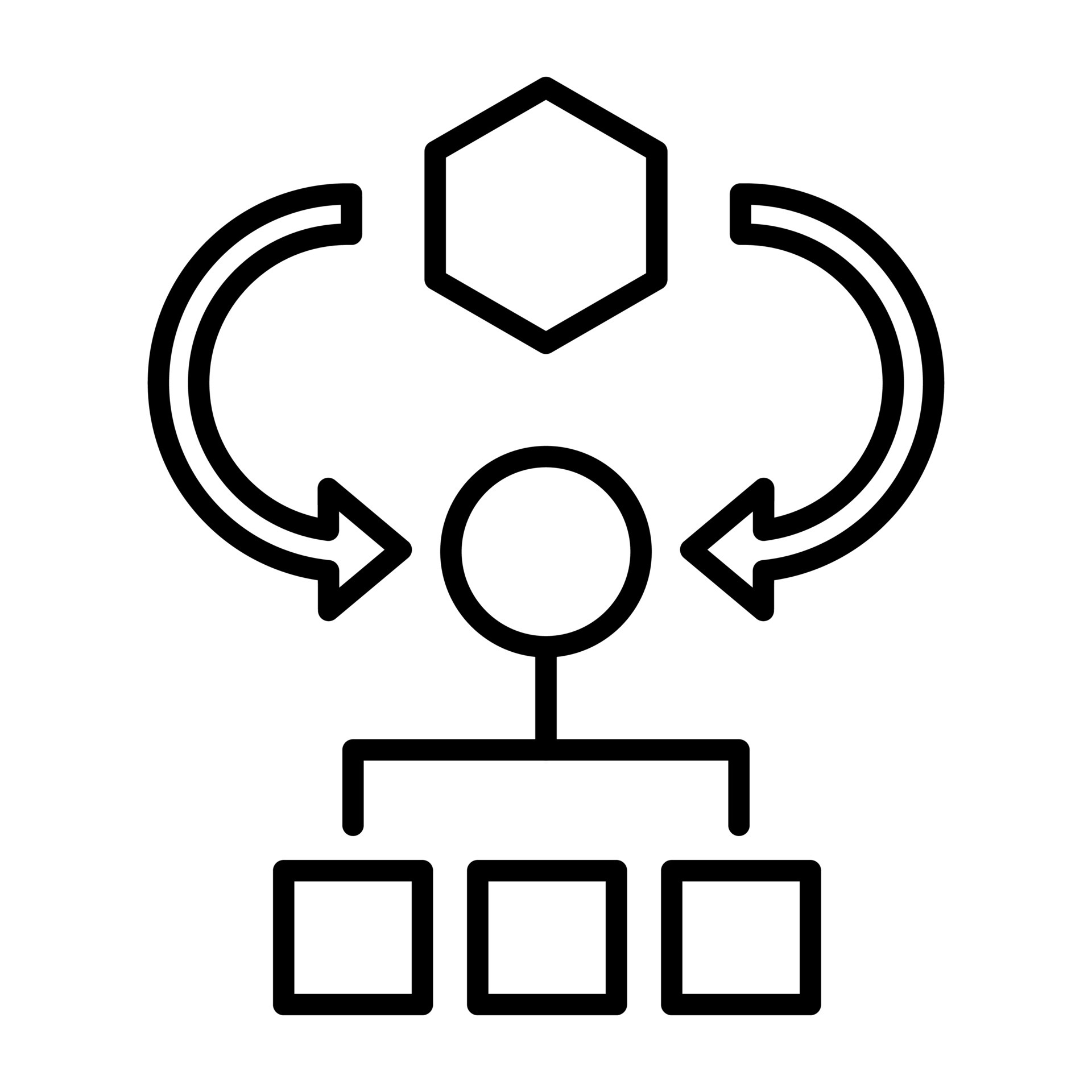 icono de línea de algoritmo 4601524 Vector en Vecteezy