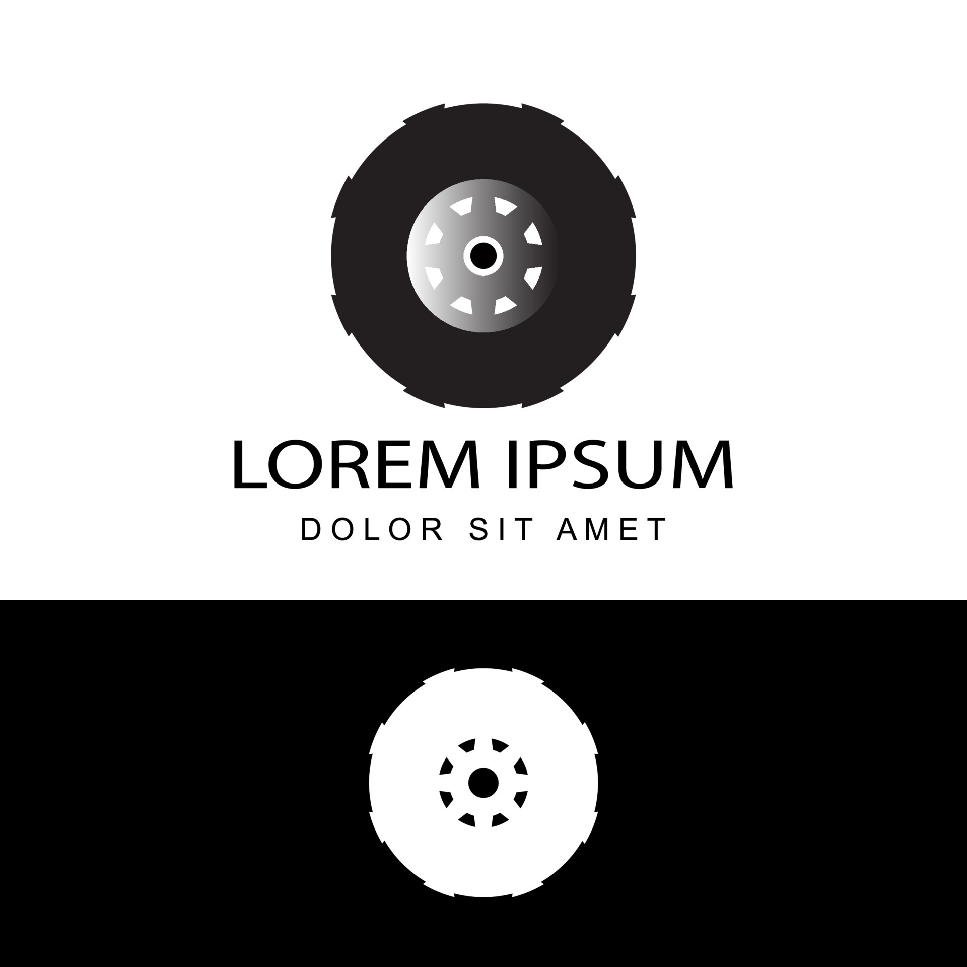 automobile rubber tire shop, car wheel, racing vector logos and labels ... automobile rubber tire shop, car wheel, racing vector logos and labels ...
