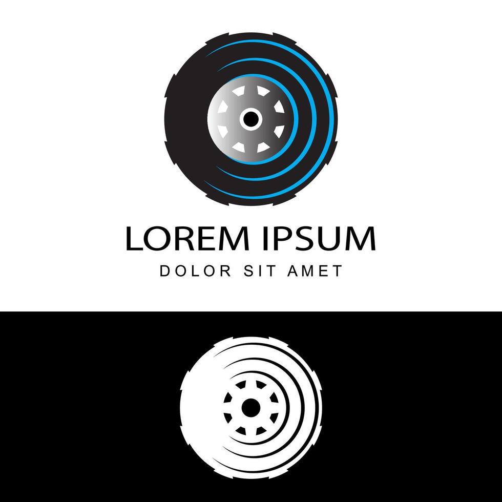 automobile rubber tire shop, car wheel, racing vector logos and labels ... automobile rubber tire shop, car wheel, racing vector logos and labels ...