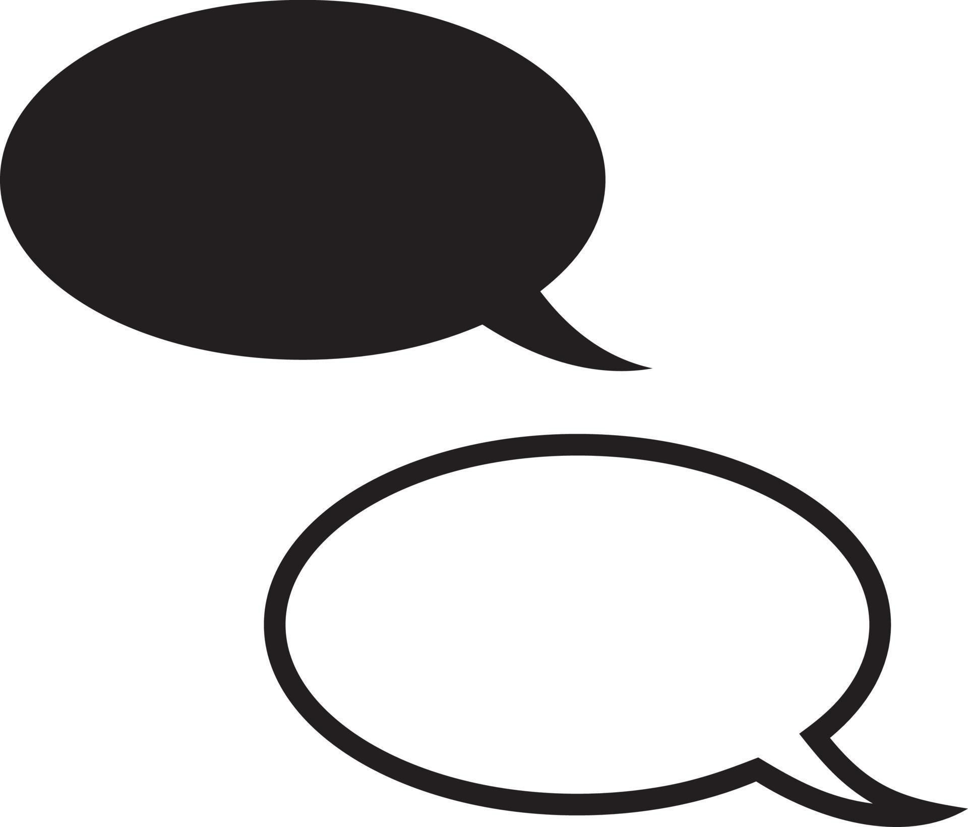 Speach bubble vector 4607719 Vector Art at Vecteezy