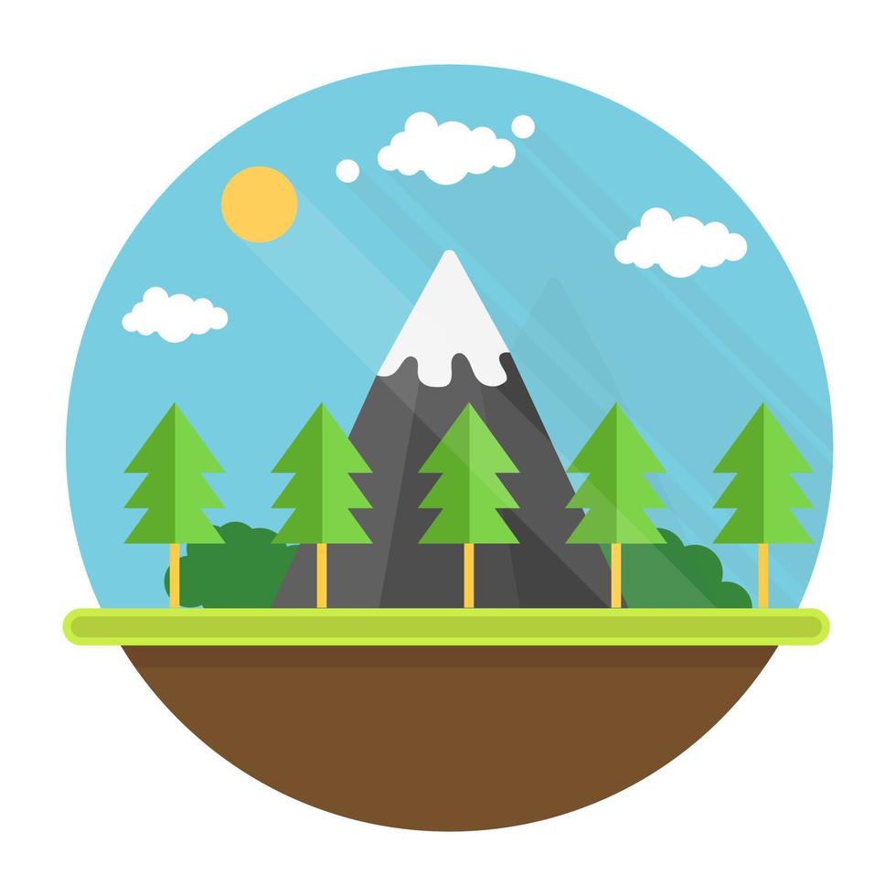 Nature Landscape Concepts 4611051 Vector Art at Vecteezy