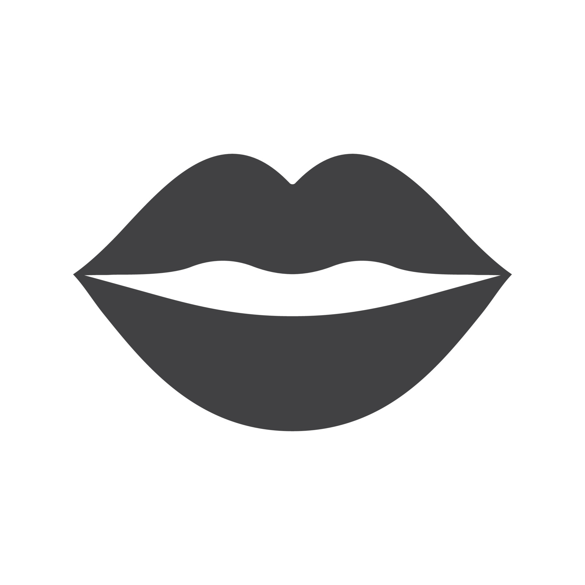 icono de beso. símbolo de silueta. labios de mujer. espacio negativo ... icono de beso. símbolo de silueta. labios de mujer. espacio negativo ...