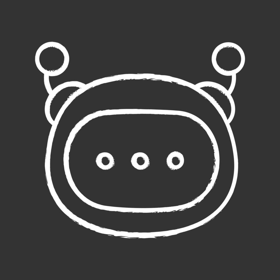 Chatbot Message Chalk Icon Chat Bot Artificial Conversational Entity Virtual Assistant