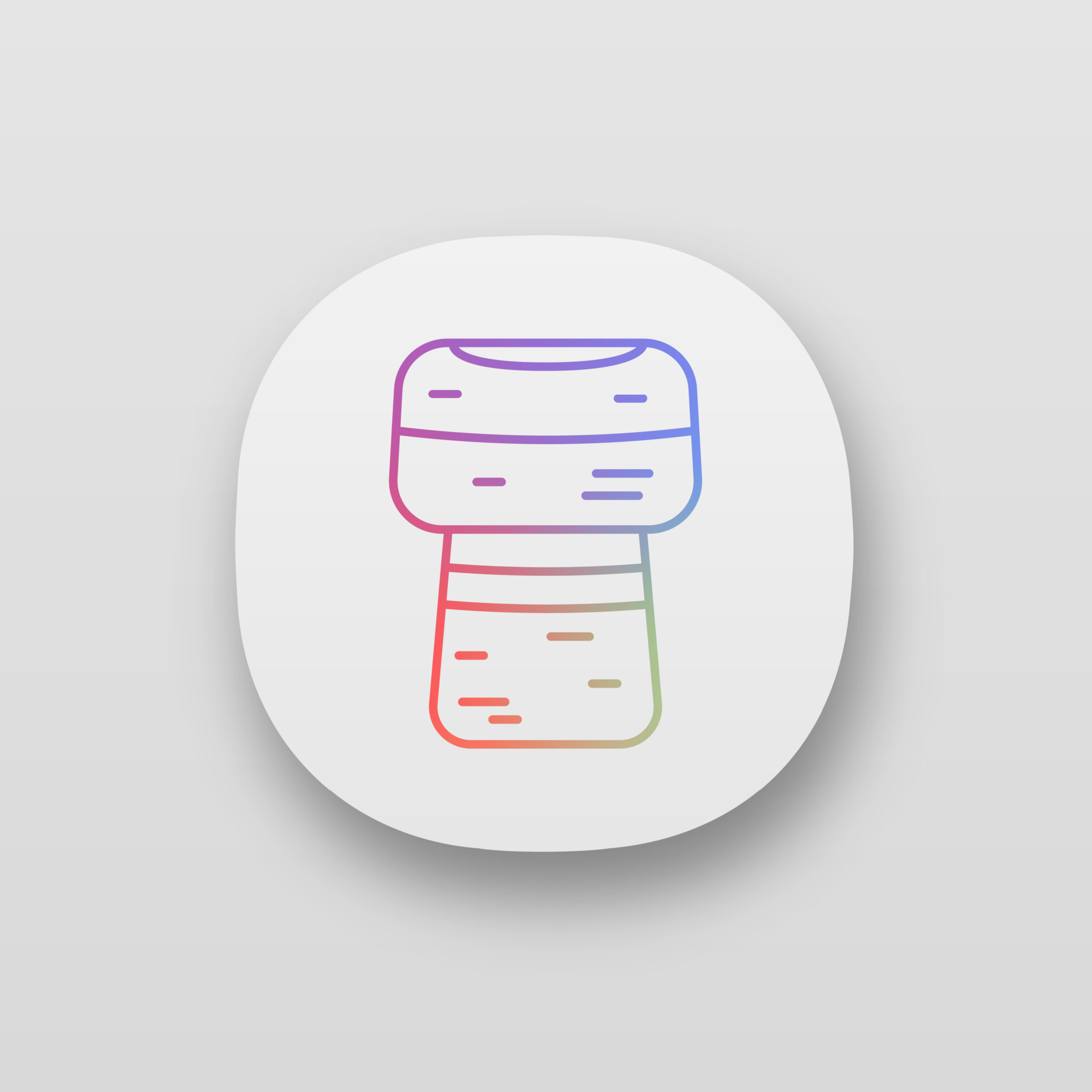 Wine Cork App Icon Ui Ux User Interface Champagne Cork Web Or Mobile Application Vector