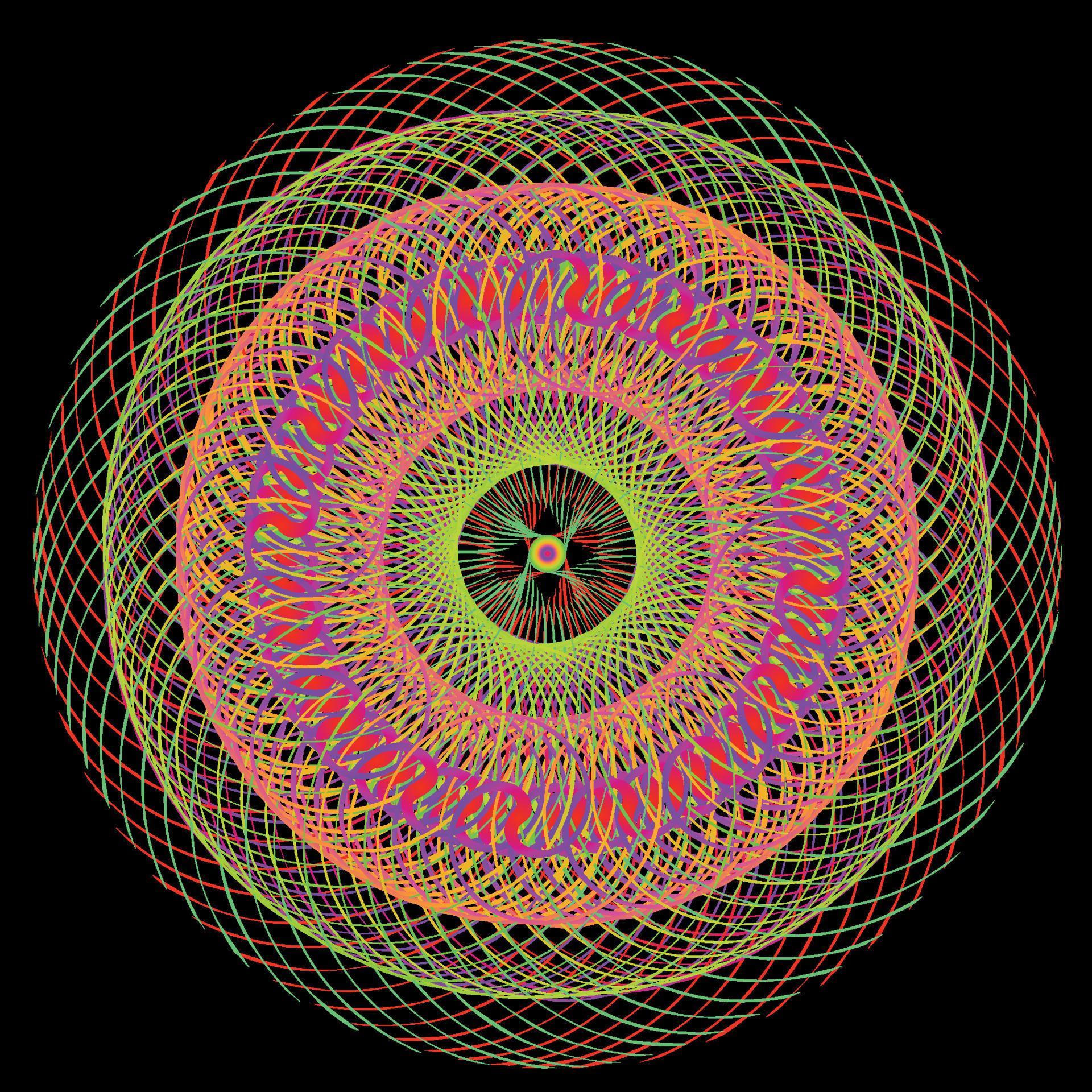 Colorful Abstract Psychedelic Art Background. Vector Illustratio ...