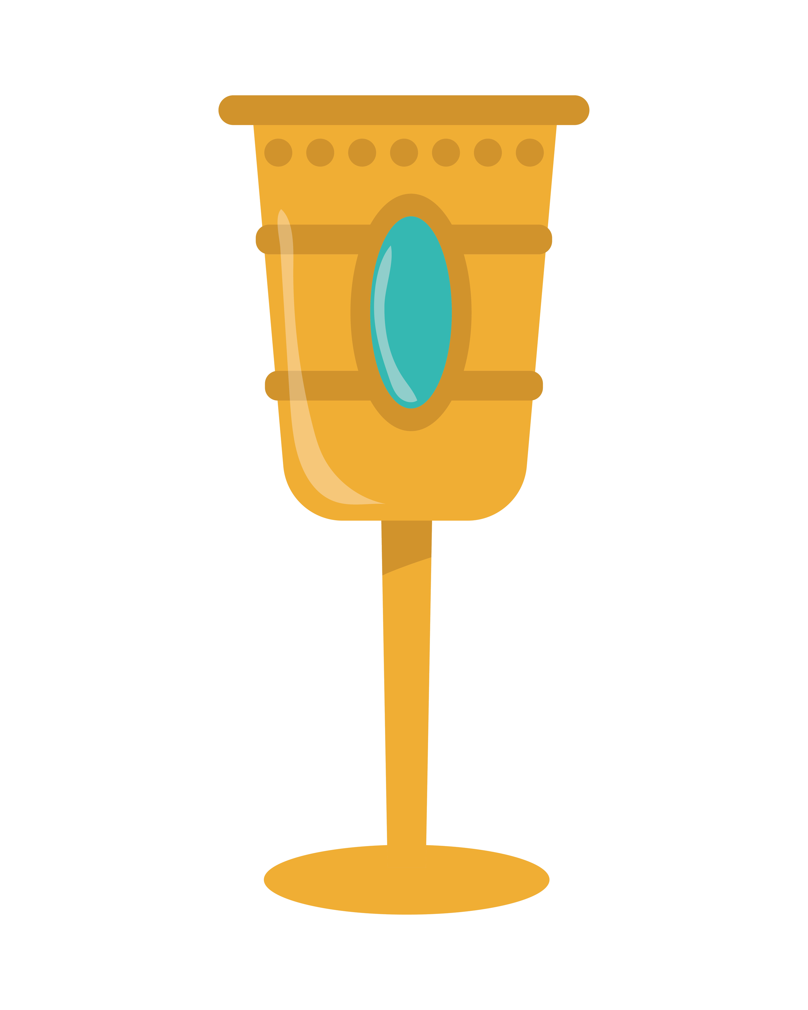 gold cup and jewel 4631621 Vector Art at Vecteezy