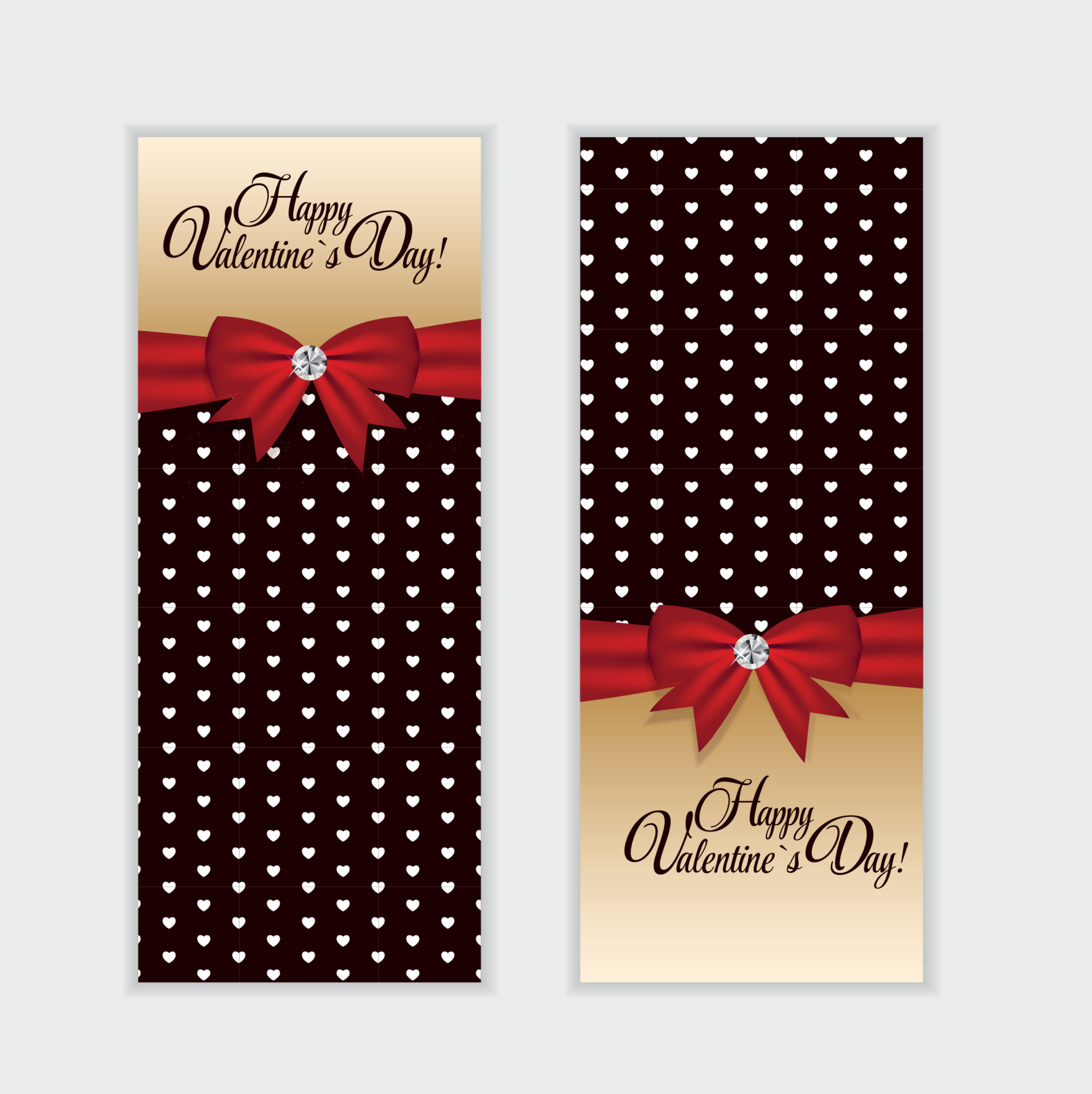 tarjeta de feliz día de san valentín con corazón. ilustración vectorial ...