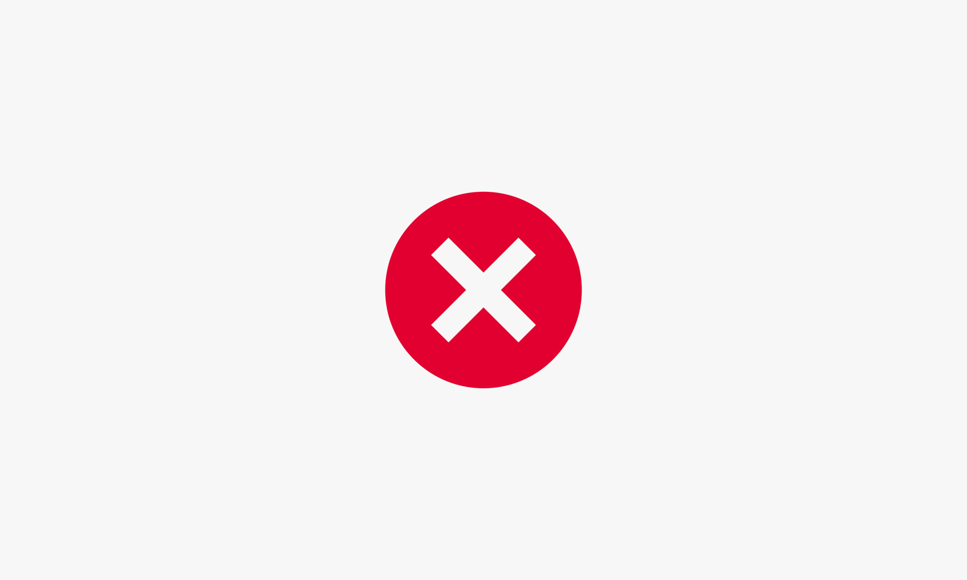 Red X Icon Gif