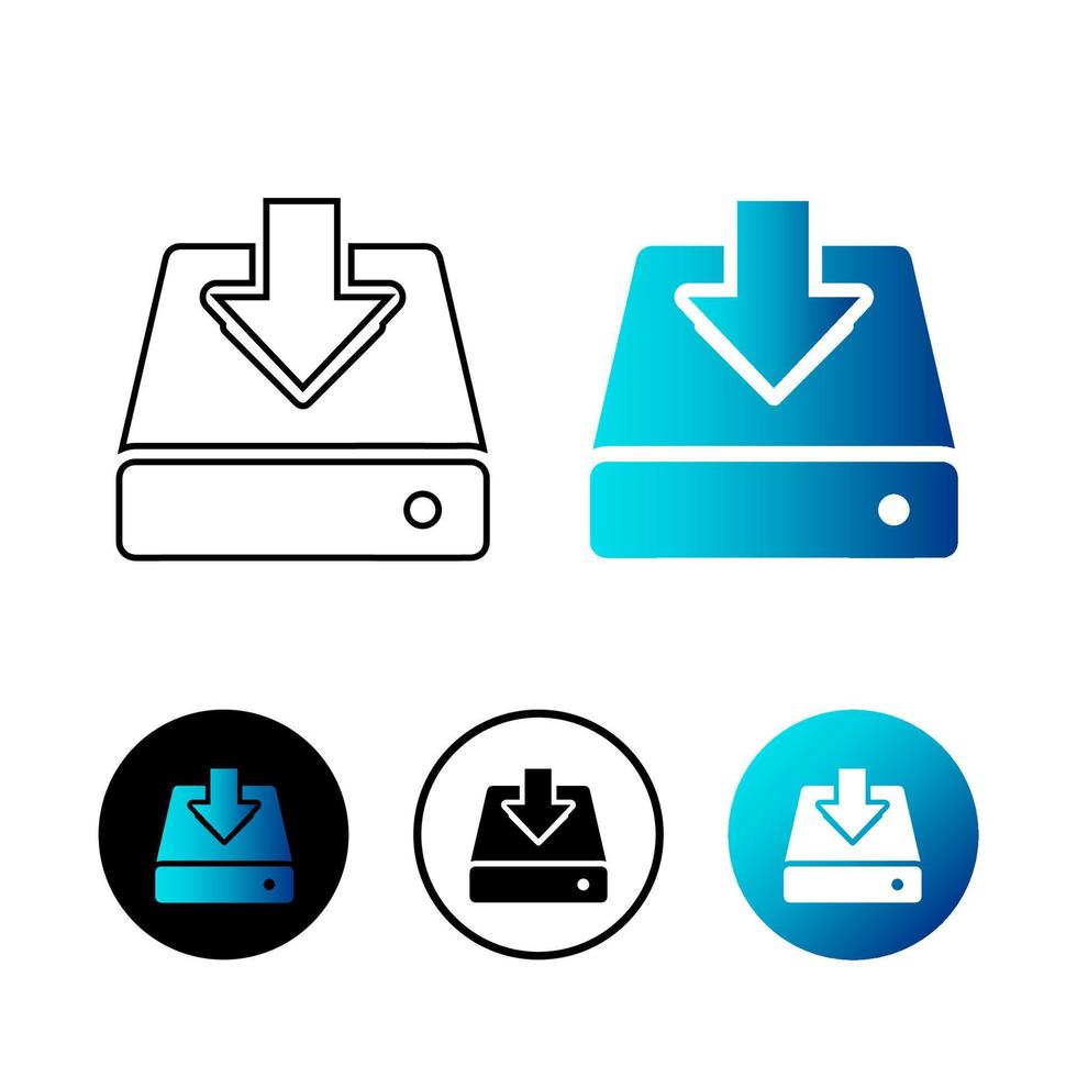 Abstract Install Software Icon Illustration 4649552 Vector Art at Vecteezy