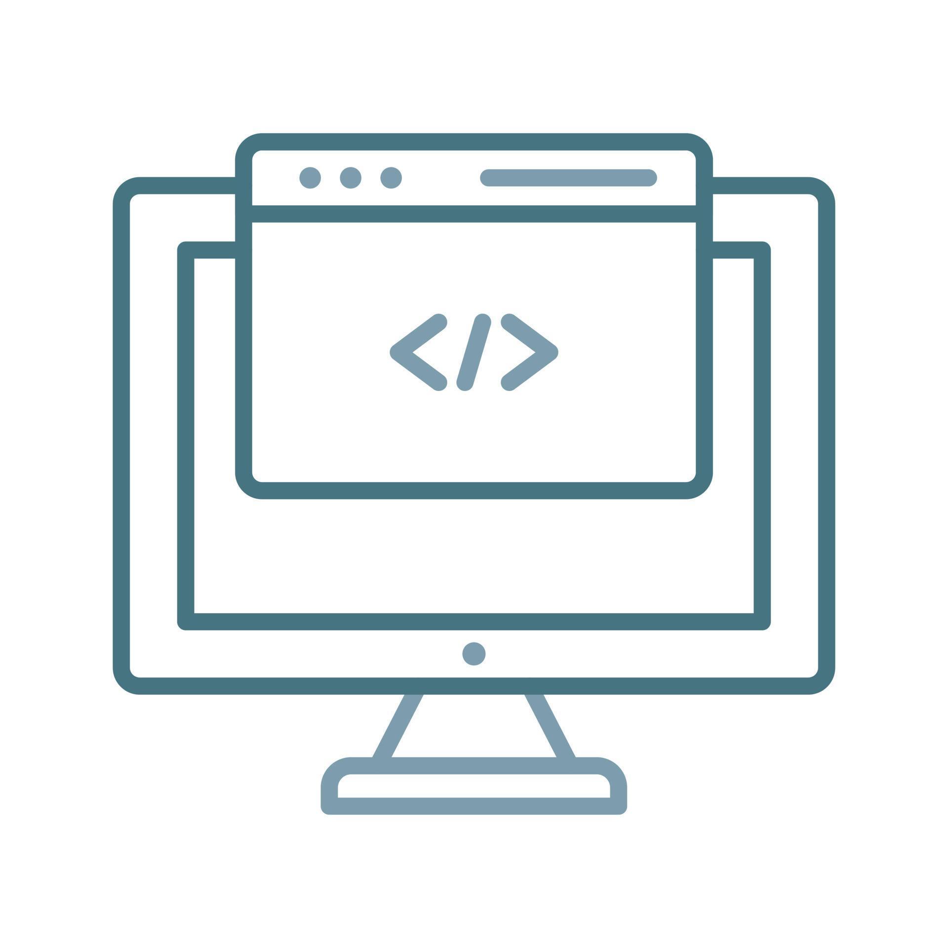 Website Code Line Two Color Icon 4650317 Vector Art at Vecteezy