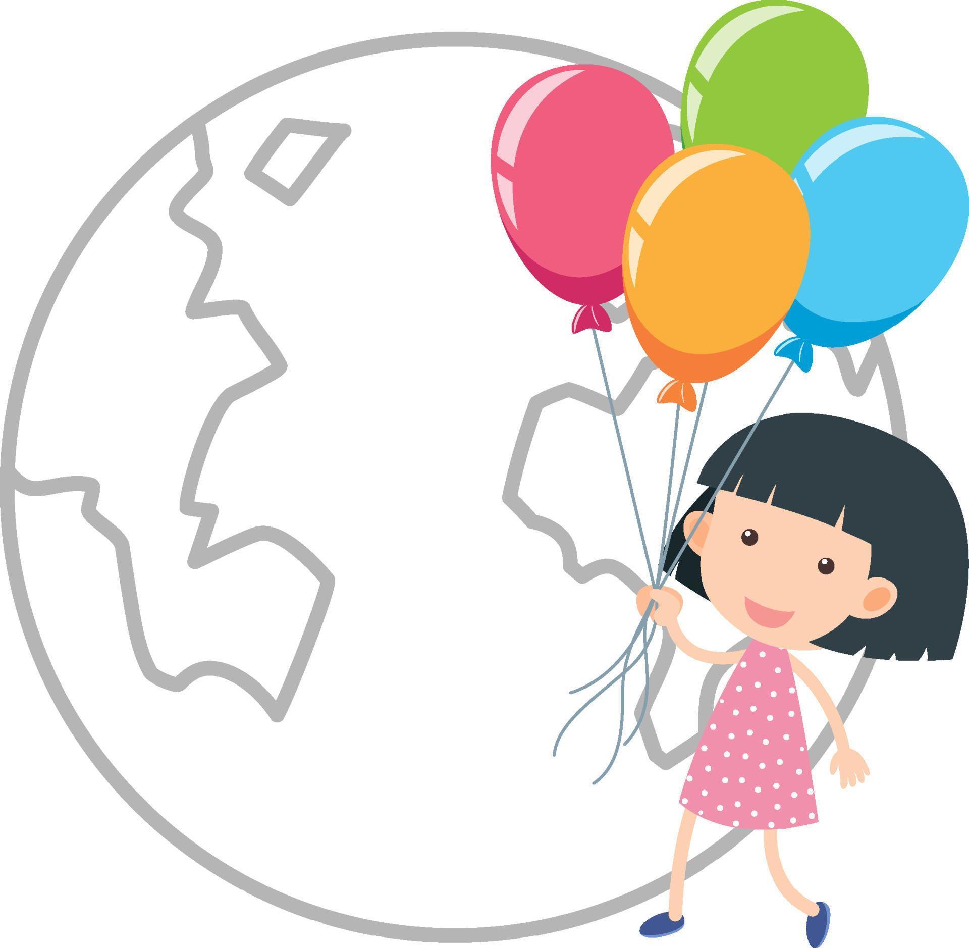niña sosteniendo globos de colores 4651809 Vector en Vecteezy niña sosteniendo globos de colores 4651809 Vector en Vecteezy