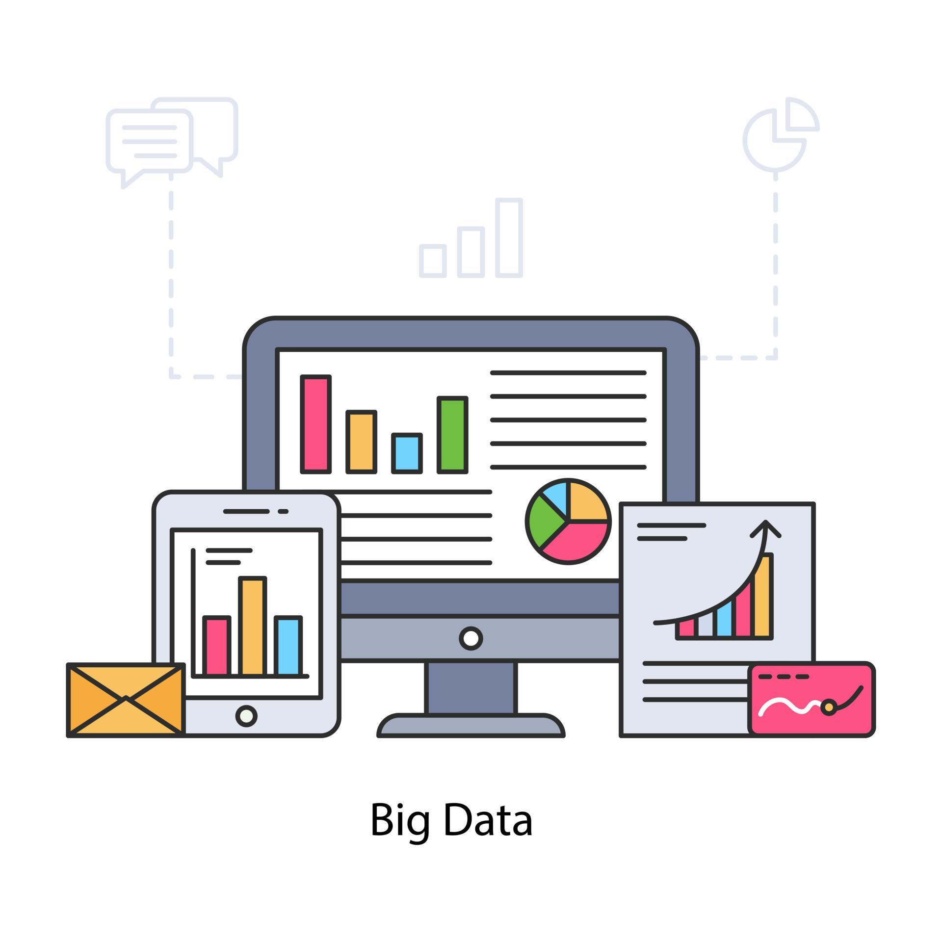 A perfect design illustration of big data 4655708 Vector Art at Vecteezy