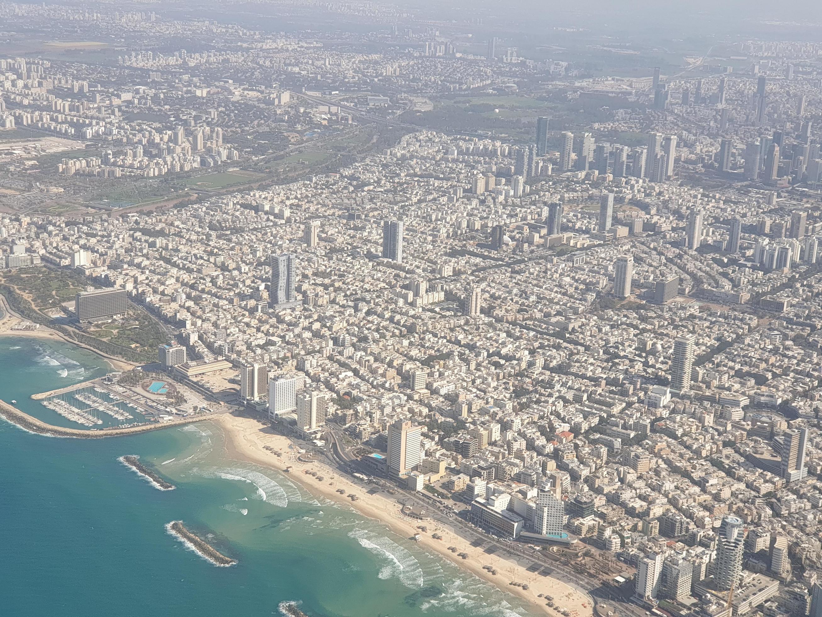 Aerial view of Tel Aviv, Israel skyline. Clicked from flight. 4656468 ... Aerial view of Tel Aviv, Israel skyline. Clicked from flight. 4656468 ...