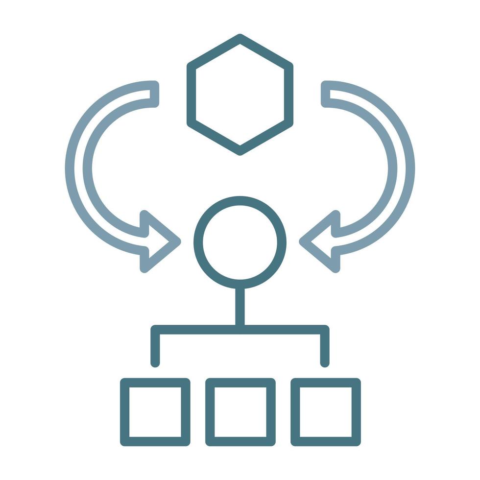 Algorithm Line Two Color Icon 4656611 Vector Art at Vecteezy