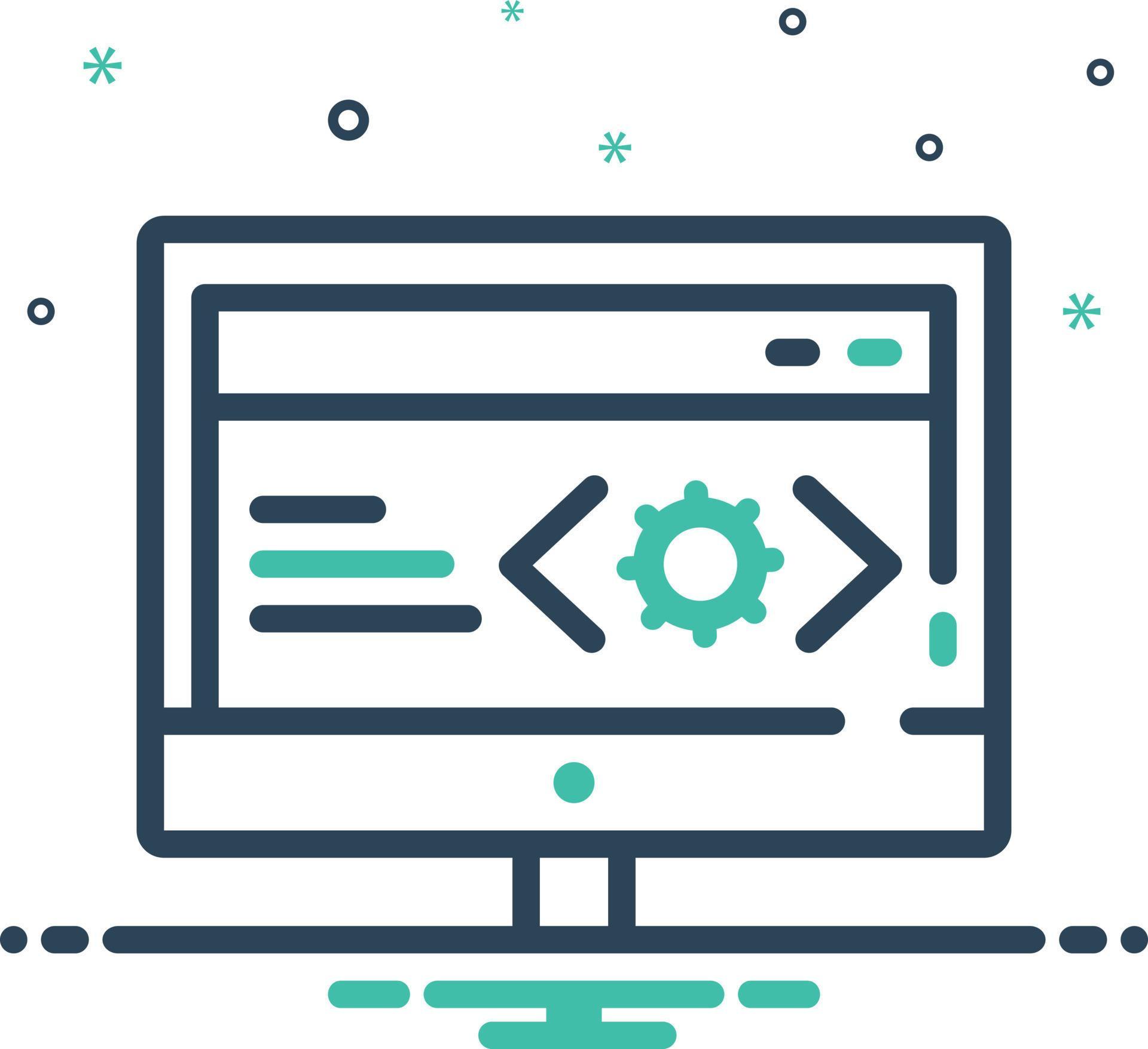 Mix icon for web developer 4670026 Vector Art at Vecteezy