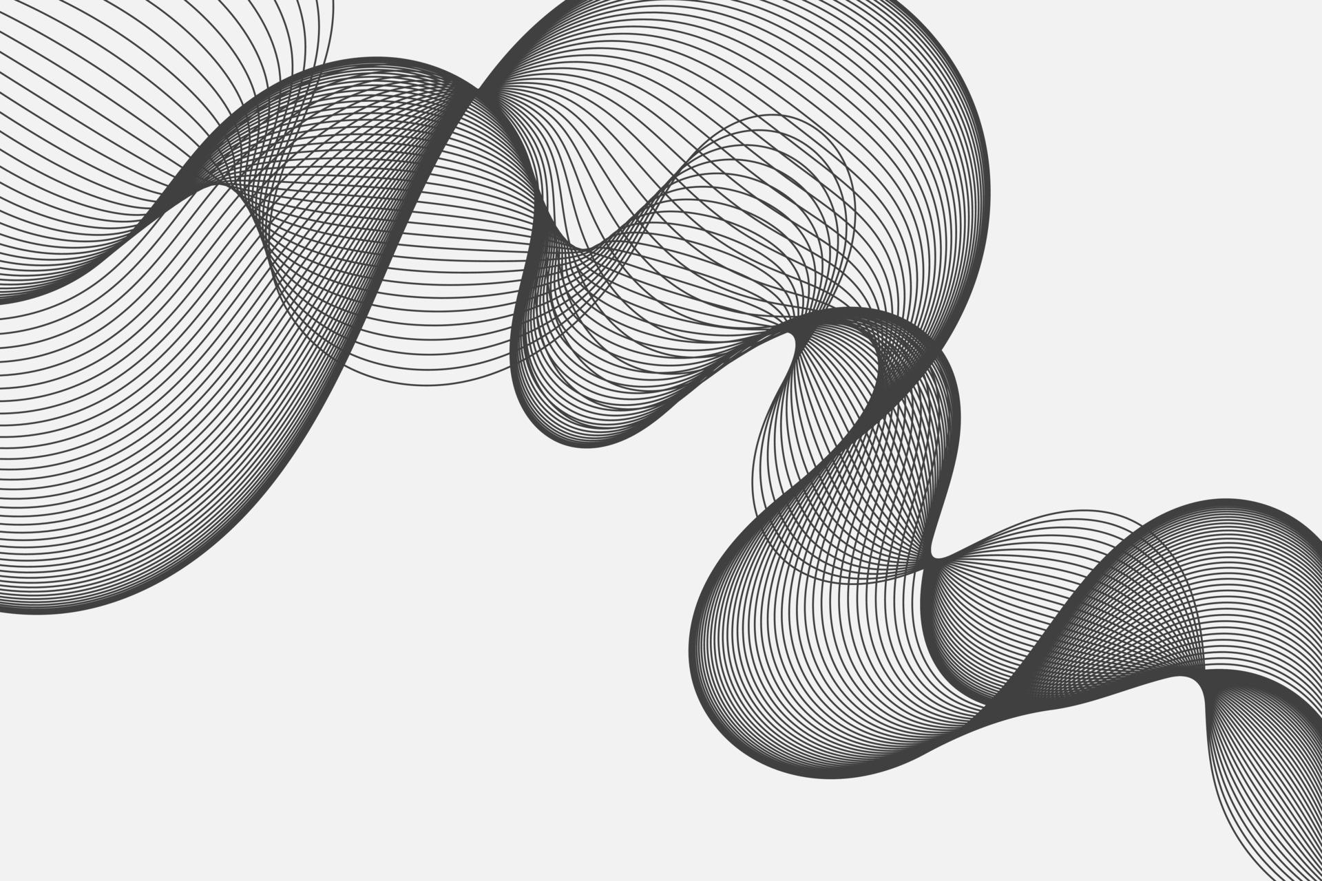 Abstract wave element for design. Digital frequency track equalizer ...