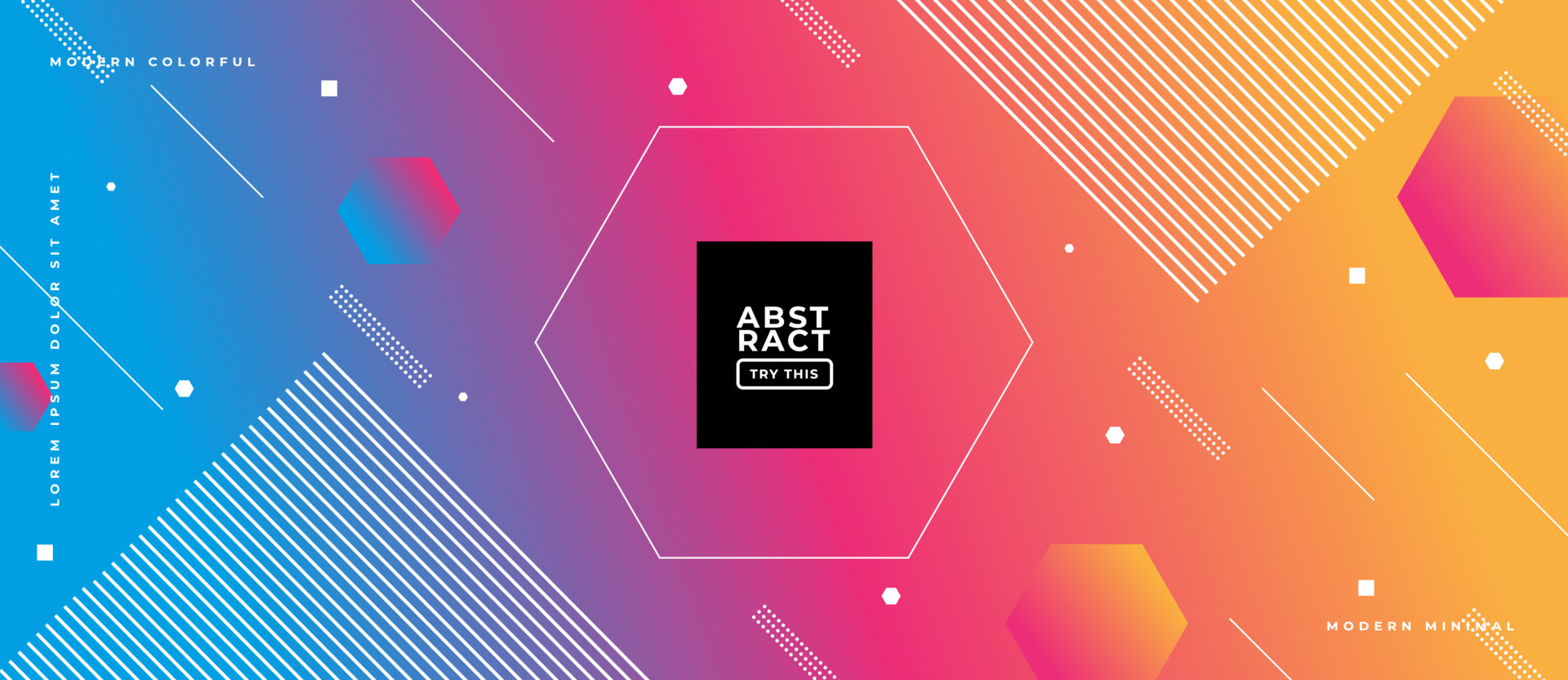 Colorful polygonal abstract background. Gradient geometric shape ...