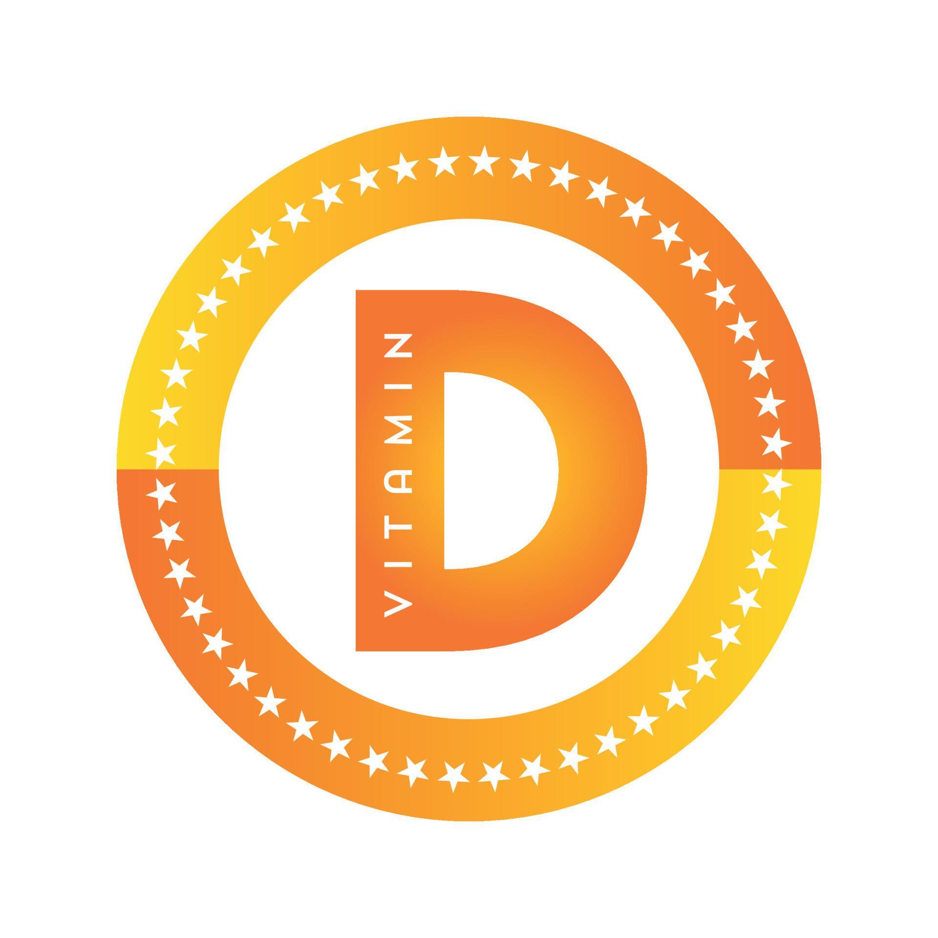 Conjunto De Colección De Logotipo De Icono De Vitamina D Sol