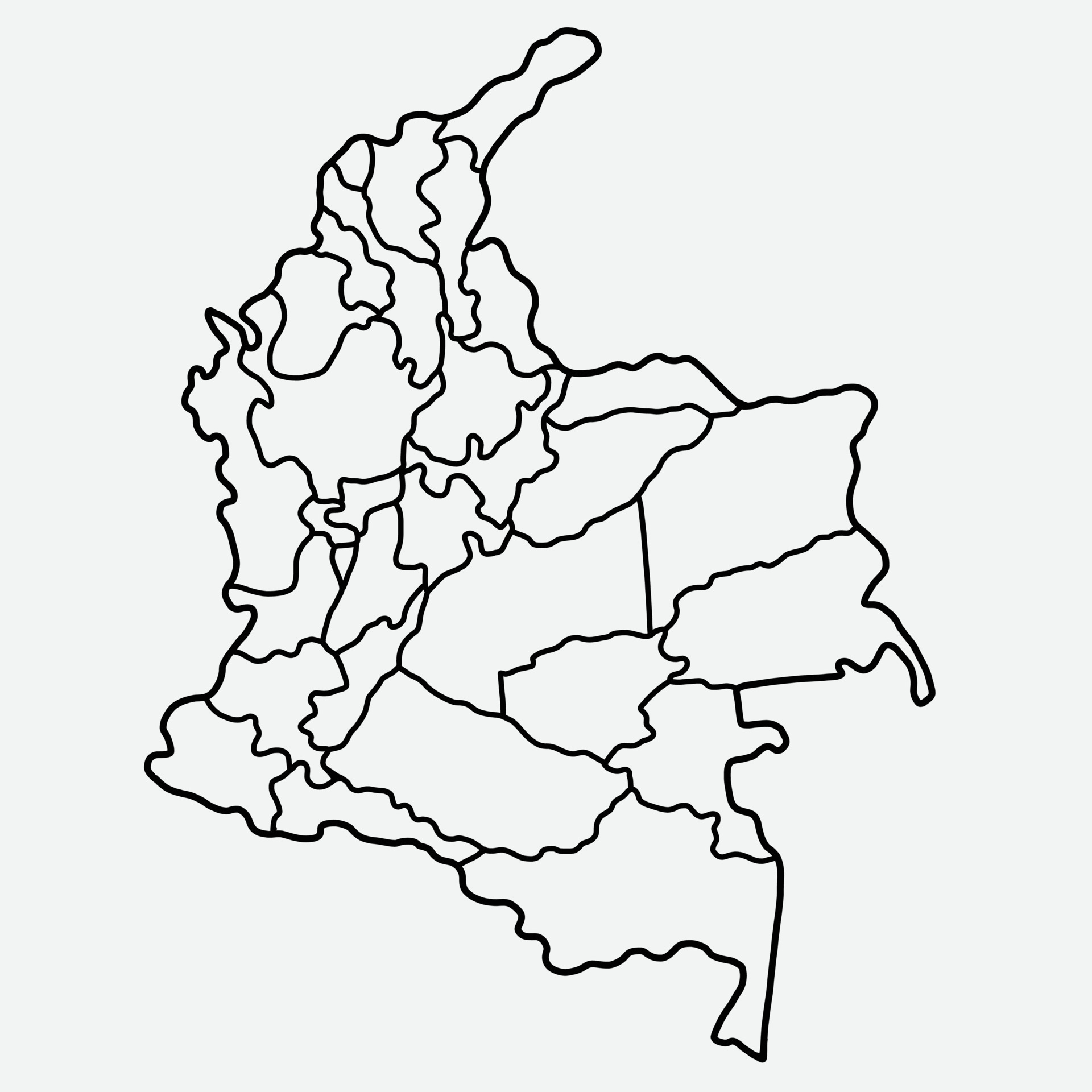 Croquis Dibujar Mapa Politico De Colombia | Sexiz Pix Croquis Dibujar Mapa Politico De Colombia | Sexiz Pix