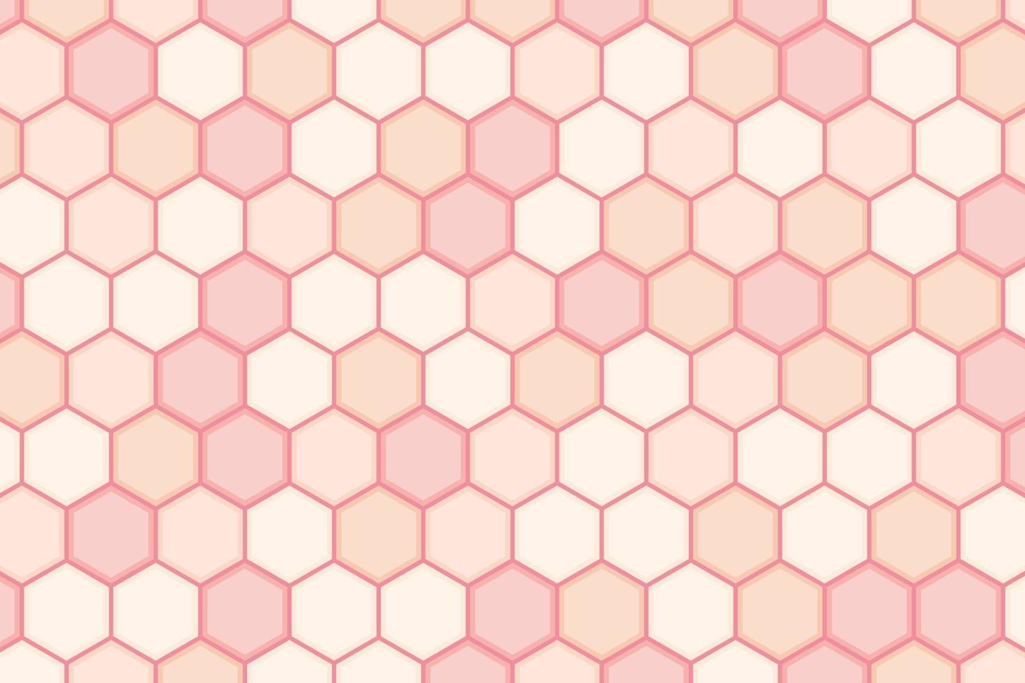 Abstract Minimal Hexagonal Pattern Design Of Pastel Tone Background Illustration Vector Eps10