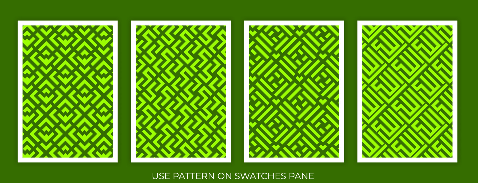 Seamless Linear Pattern With Lines And Scrolls Monochrome Abstract