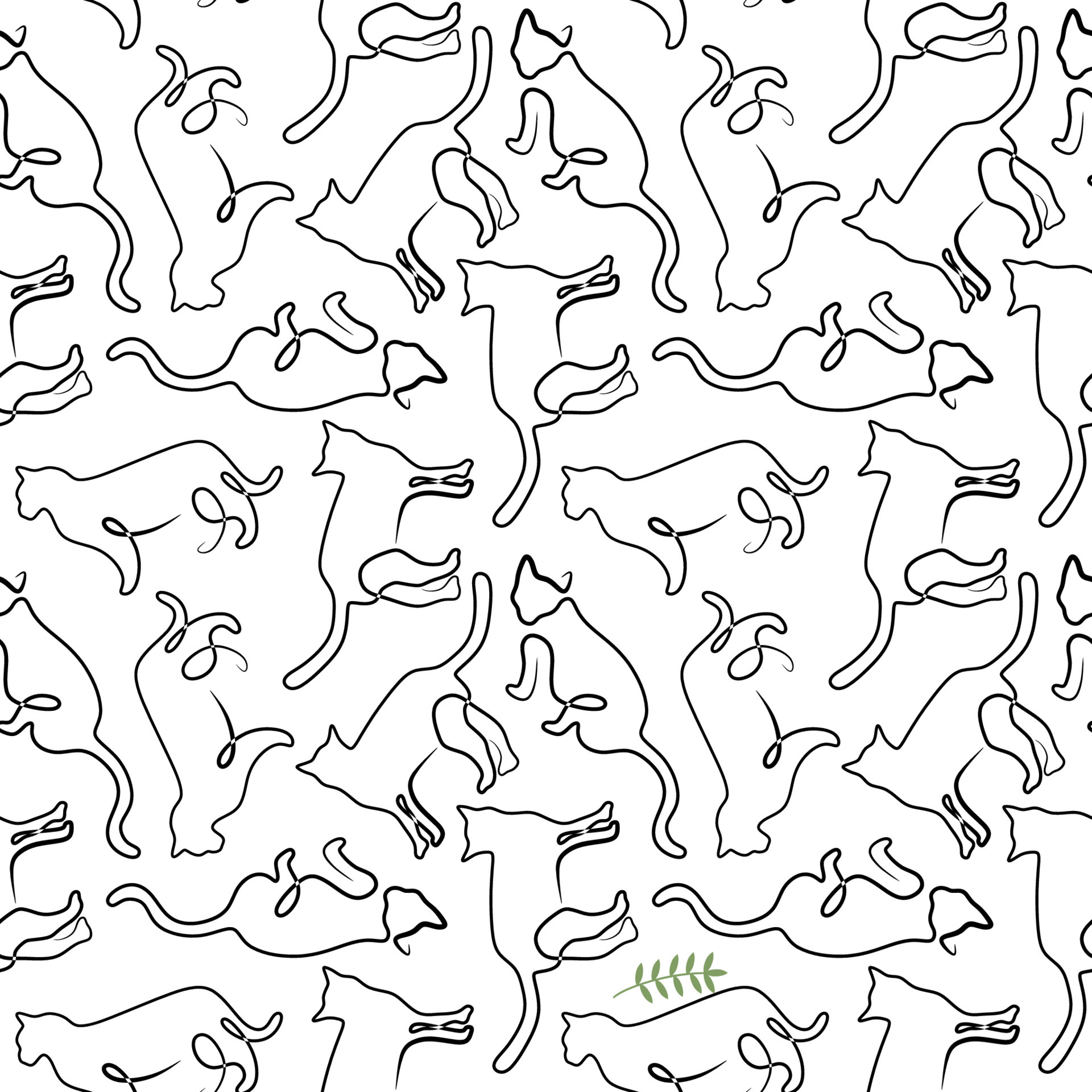 Continuous Line Patterns