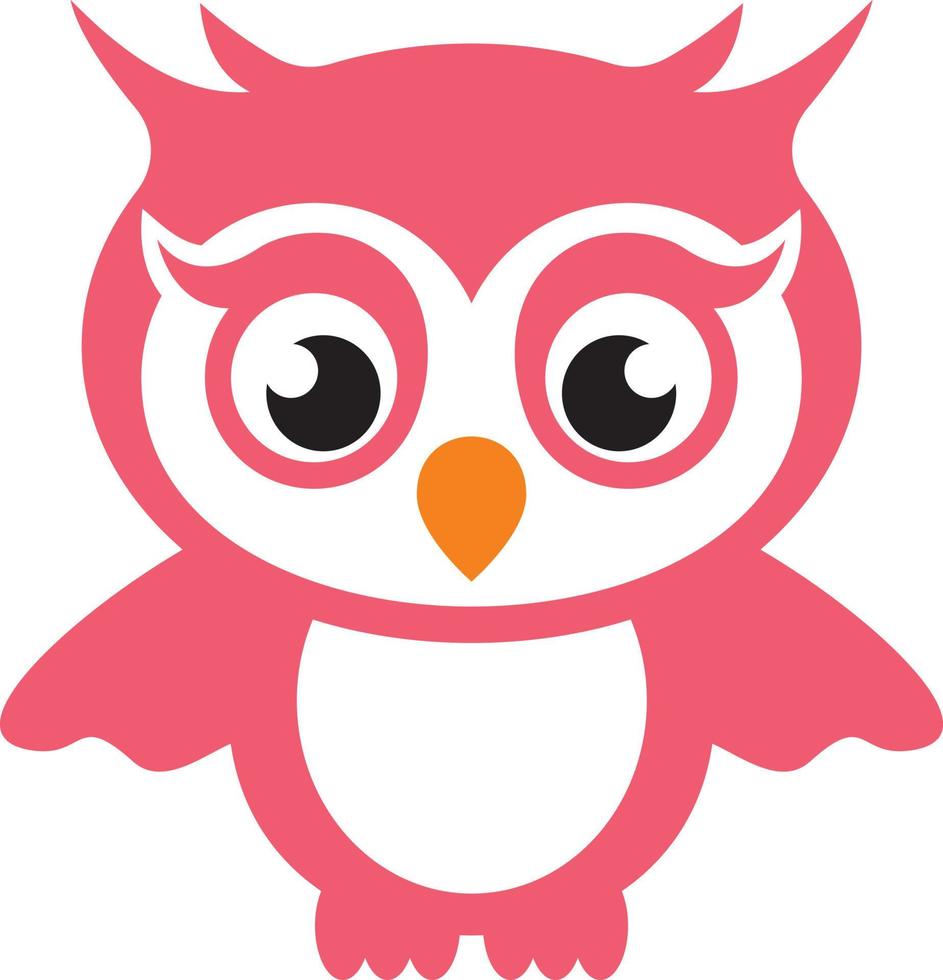 Pink Cartoon Owl Pink And Purple Owl In 2D Lantern Scene | Stable