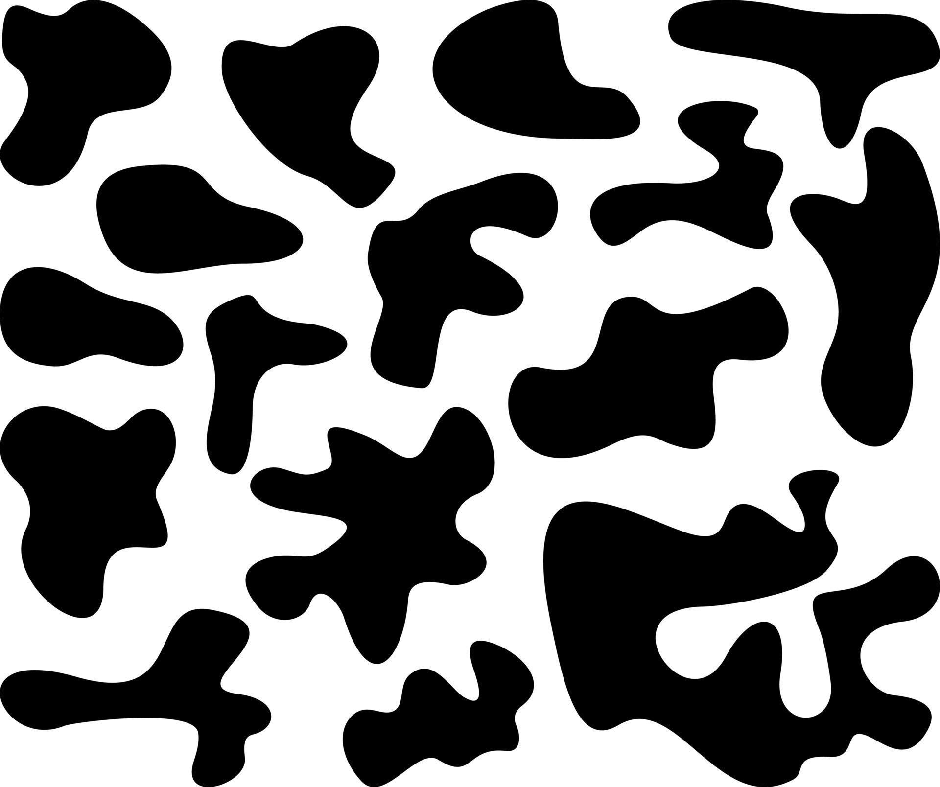 patrón de manchas de vaca 4692511 Vector en Vecteezy