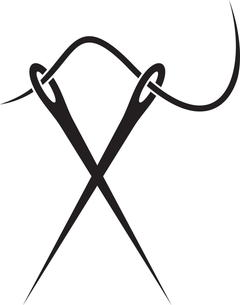 Sewing Needle And Thread Vector Art Icons and Graphics for Free Download