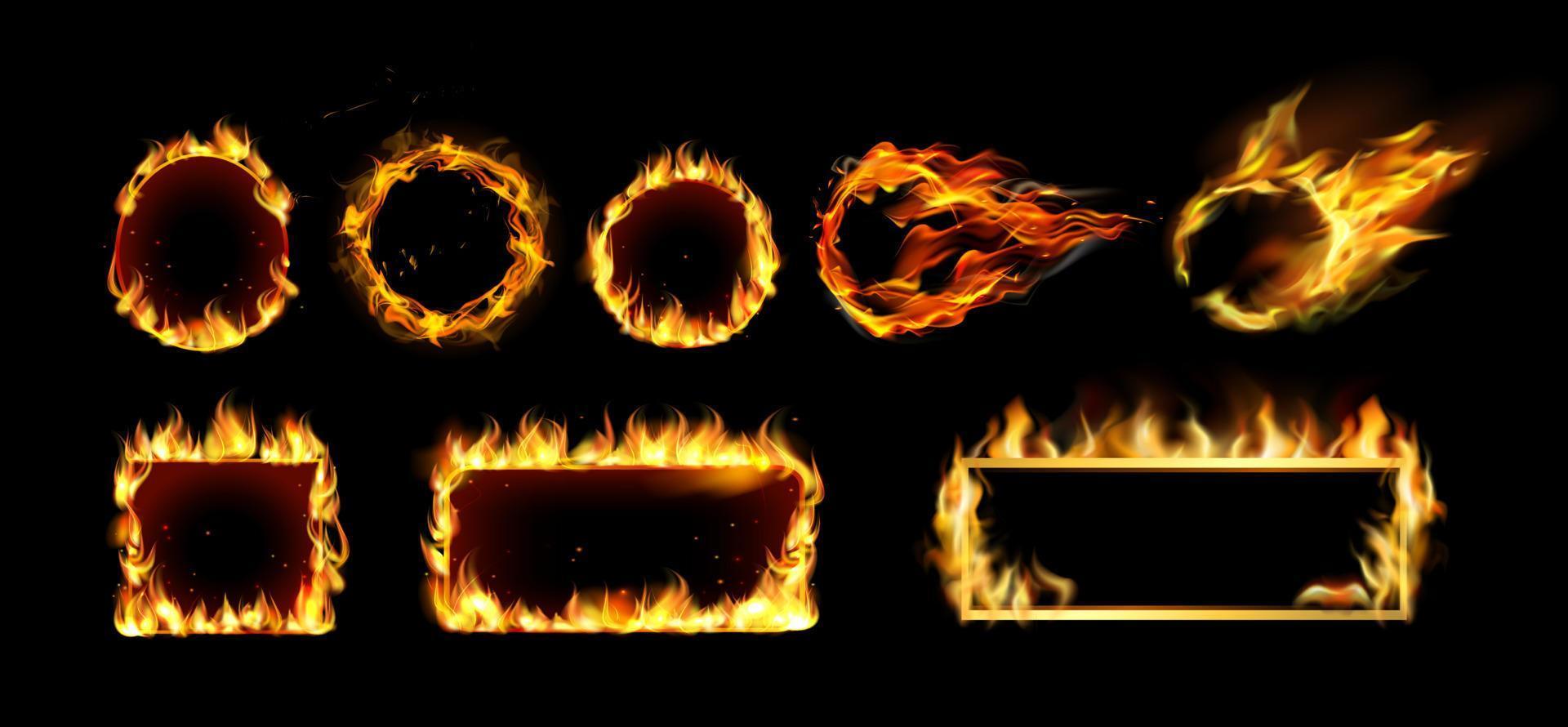 Realistic fire flames, vector. 4695716 Vector Art at Vecteezy Realistic fire flames, vector. 4695716 Vector Art at Vecteezy