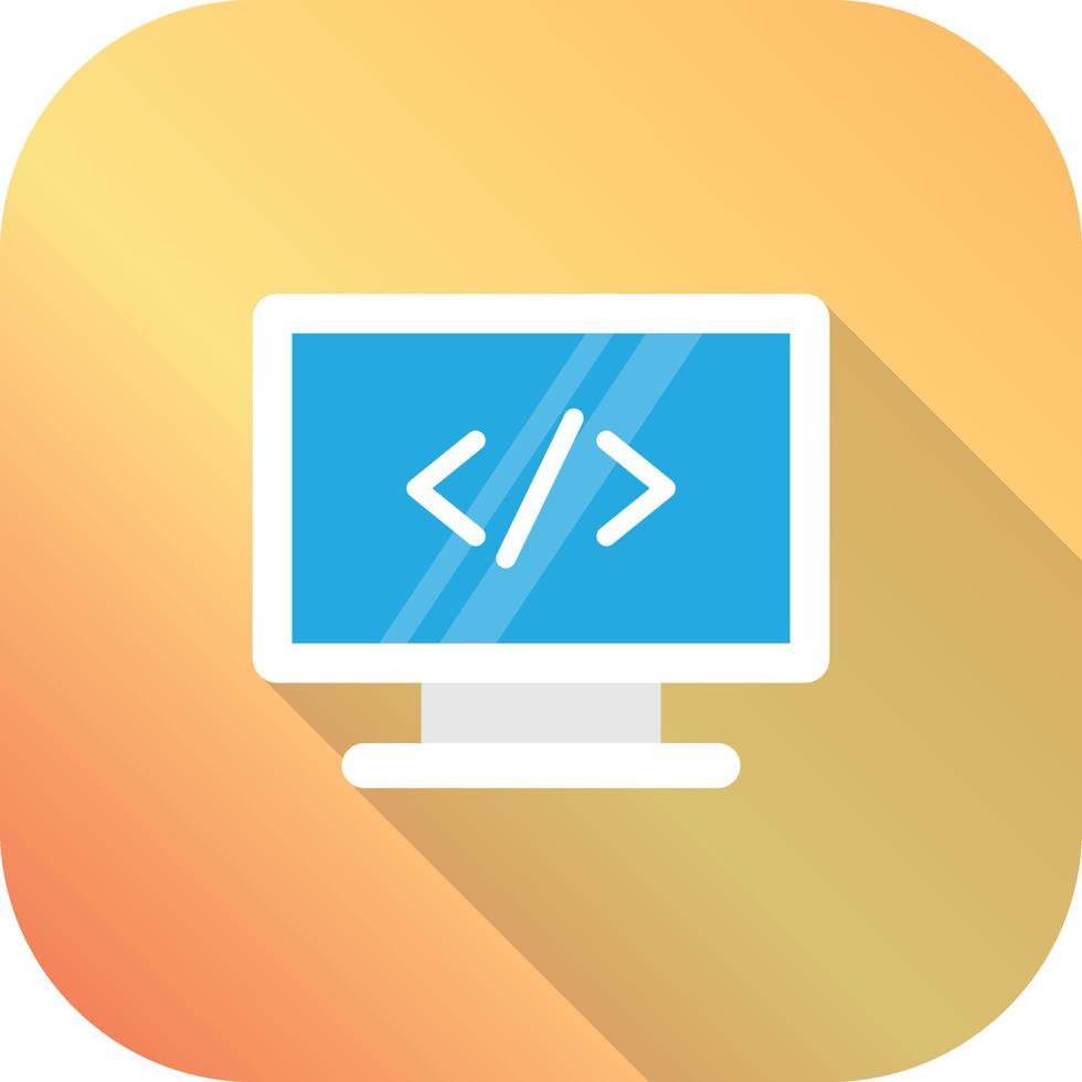 Coding Flat Icon 4697119 Vector Art At Vecteezy