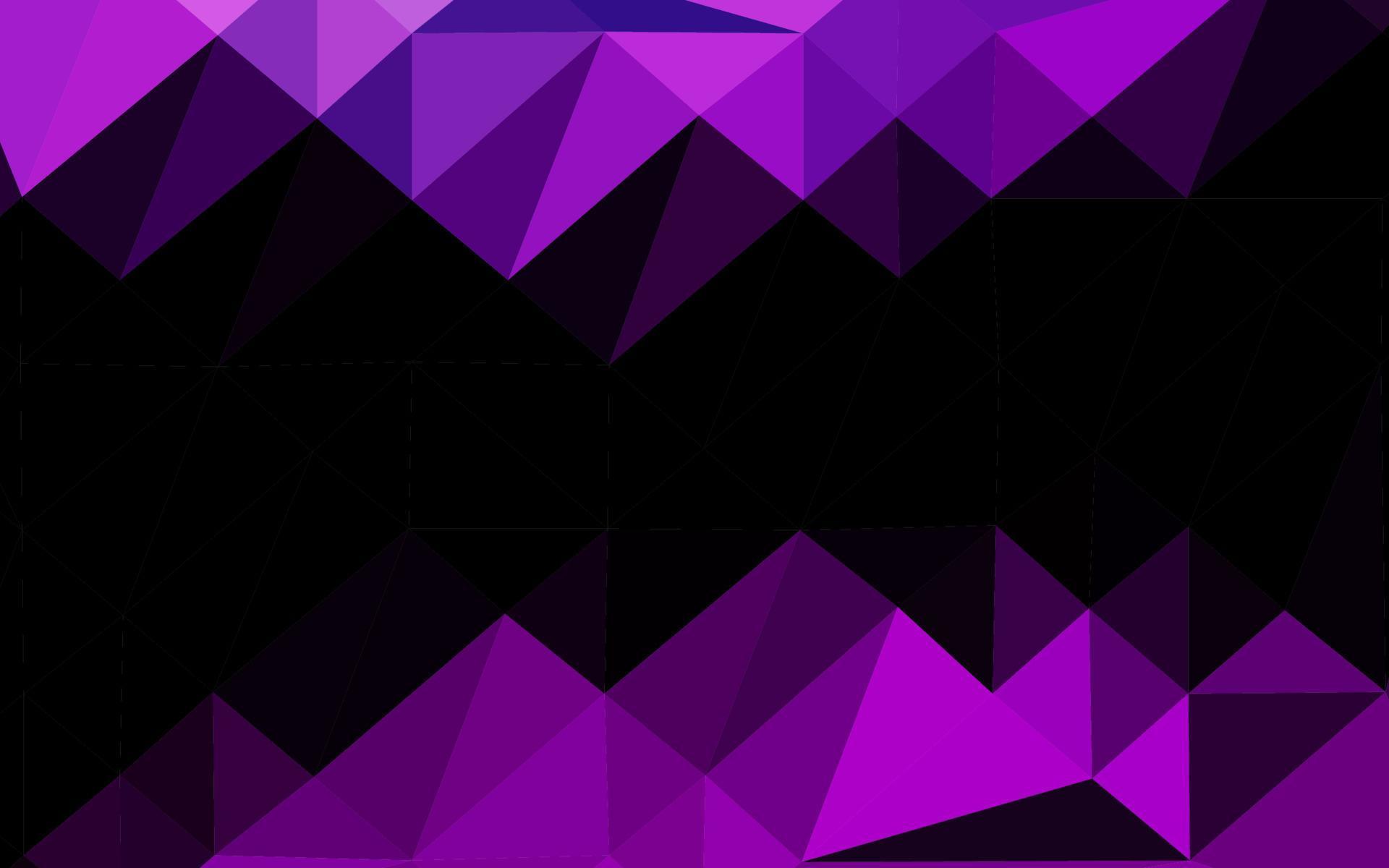 Dark Purple vector polygon abstract backdrop. 4700223 Vector Art at ...