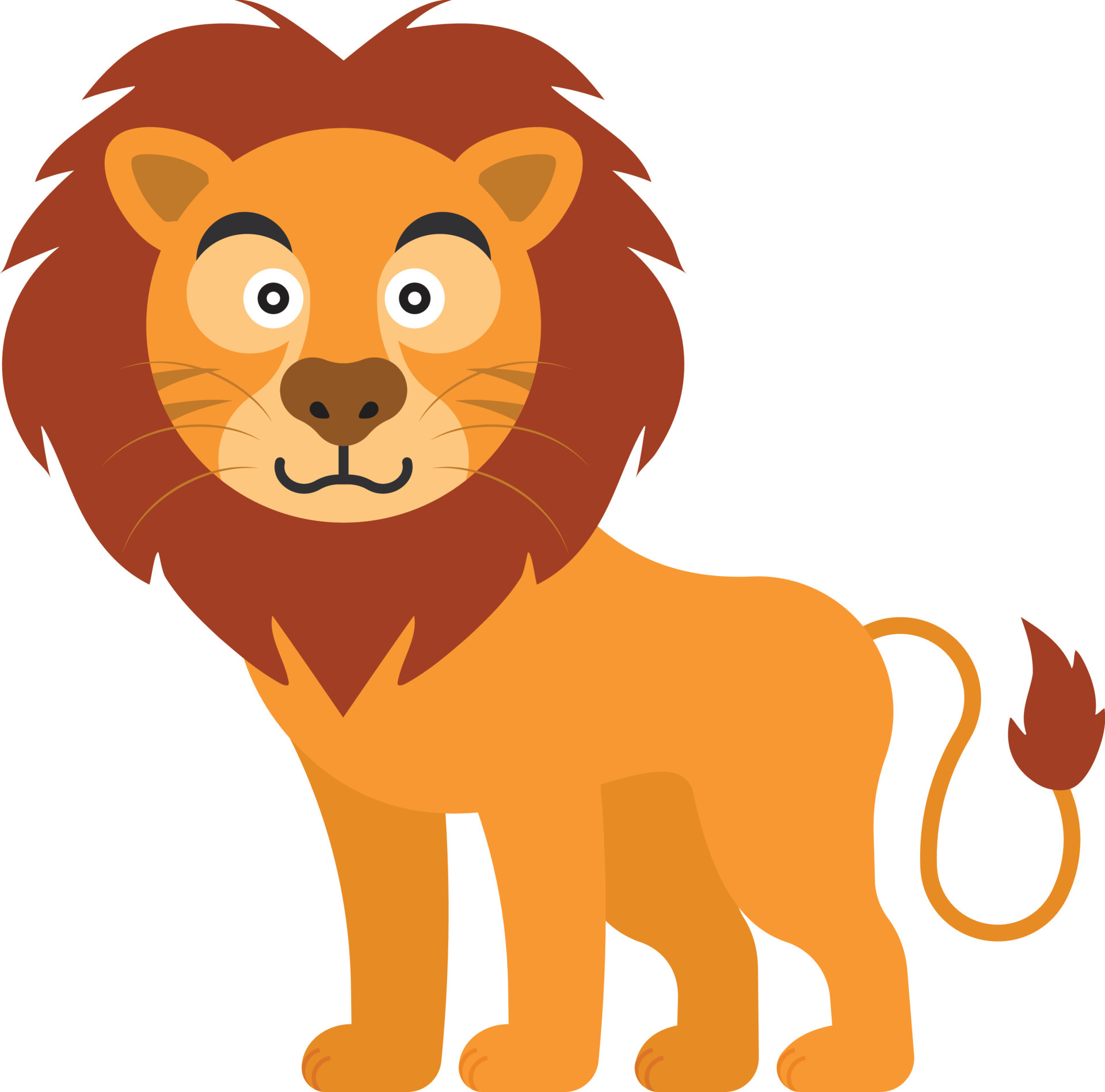 Cute Lion Clip Art