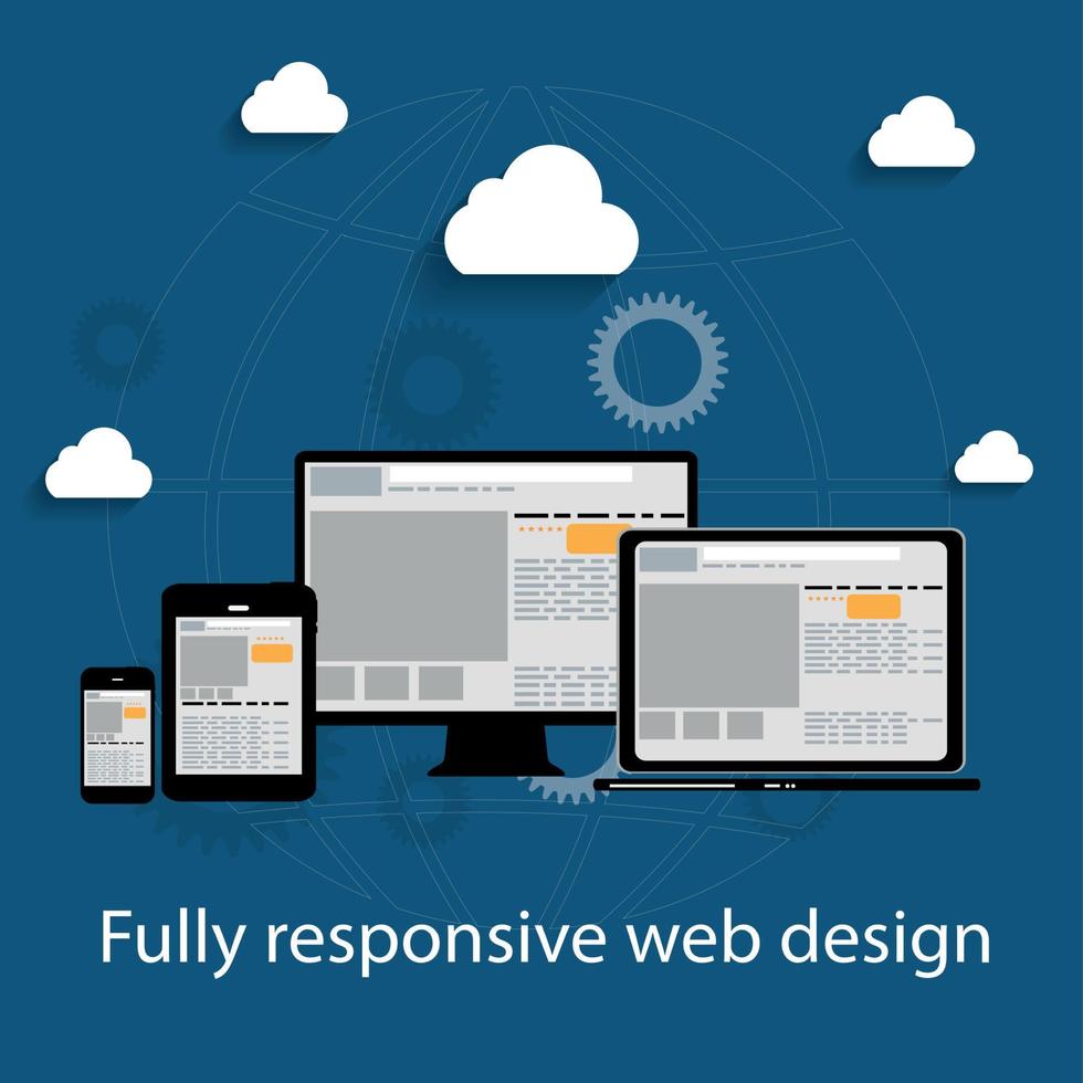 Responsive Web Design Icon. Vector Illustration 4708989 Vector Art At